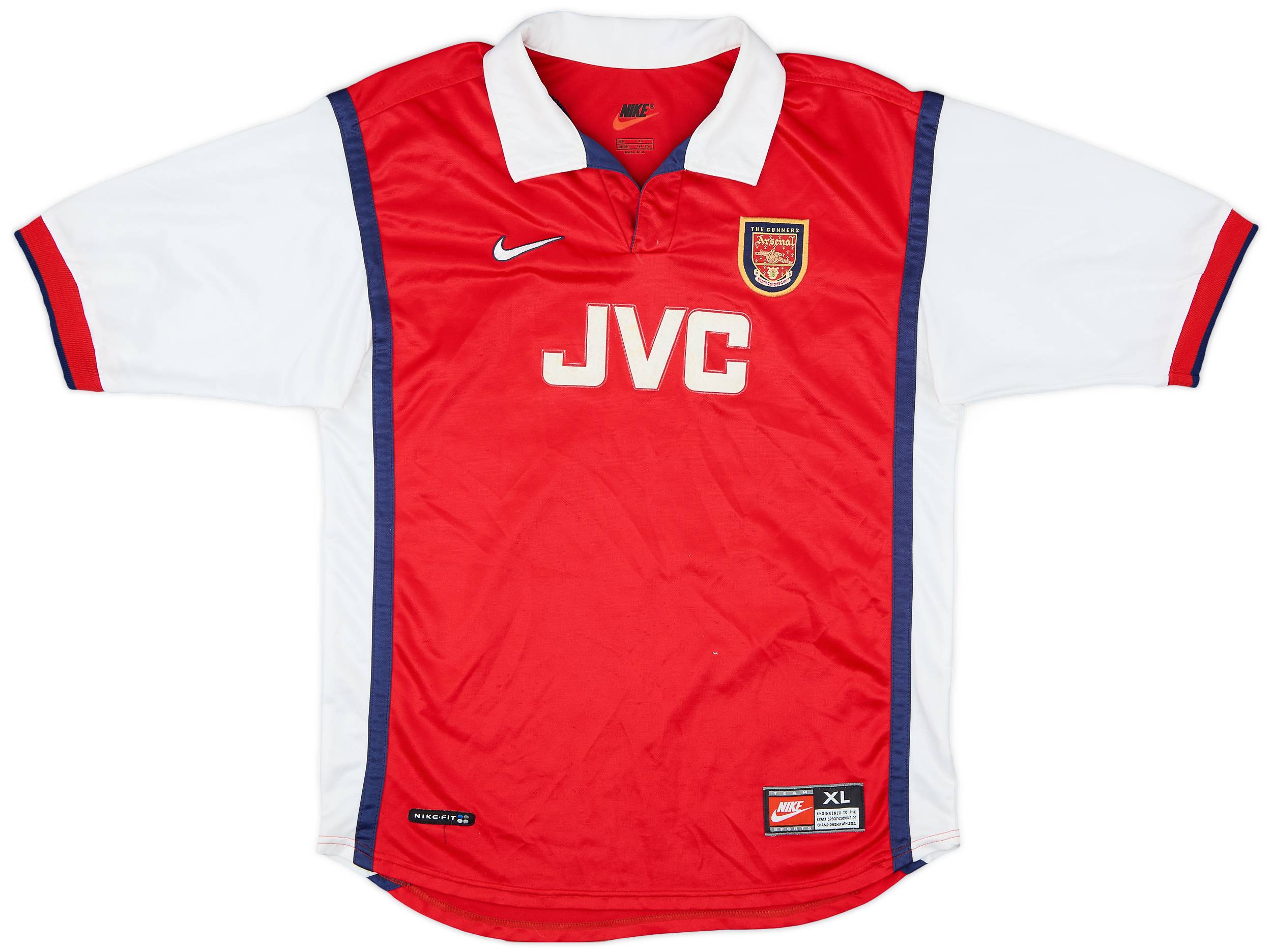1998-99 Arsenal Home Shirt - 7/10 - (XL.Boys)
