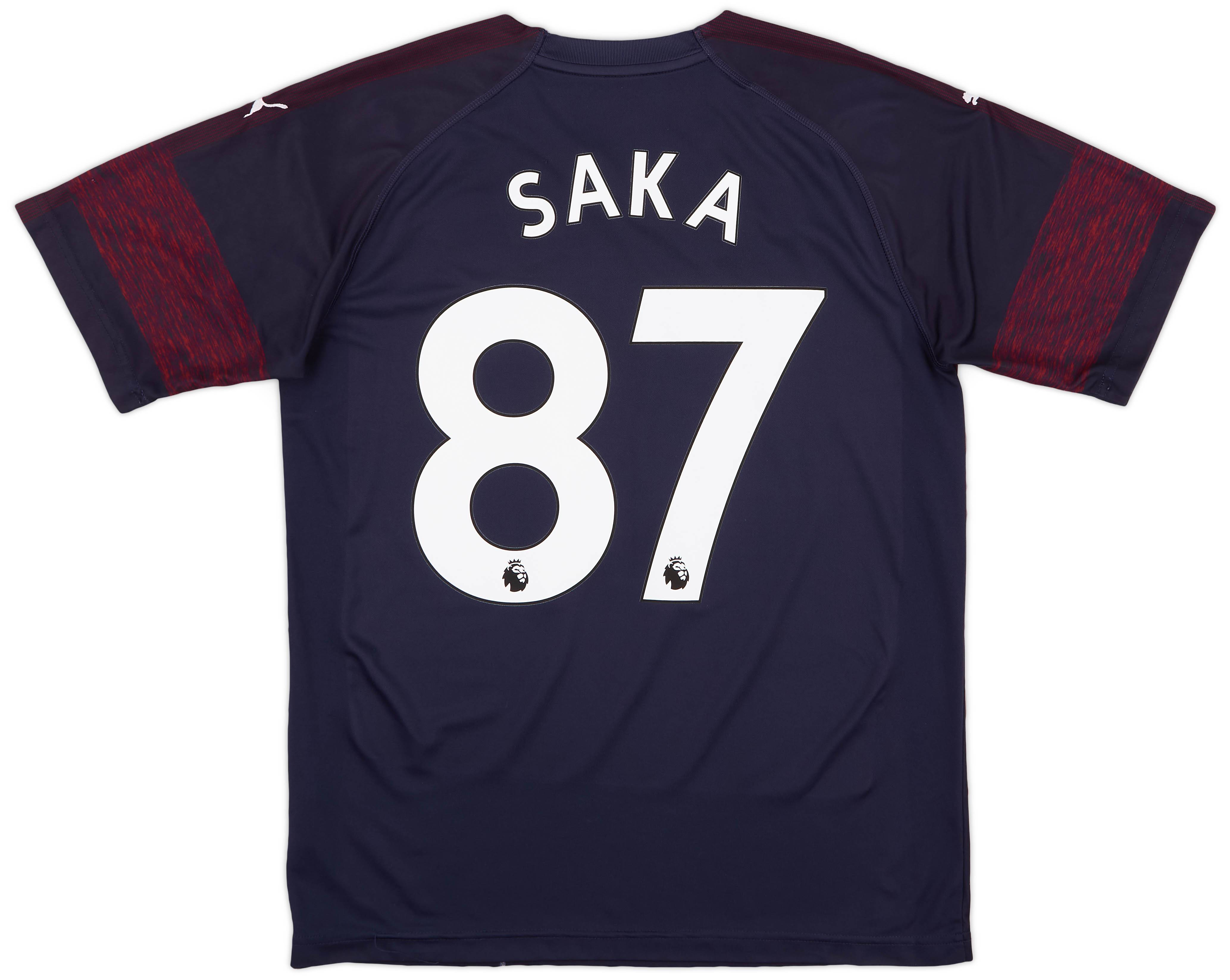 2018-19 Arsenal Away Shirt Saka #87 - 6/10 - (M)