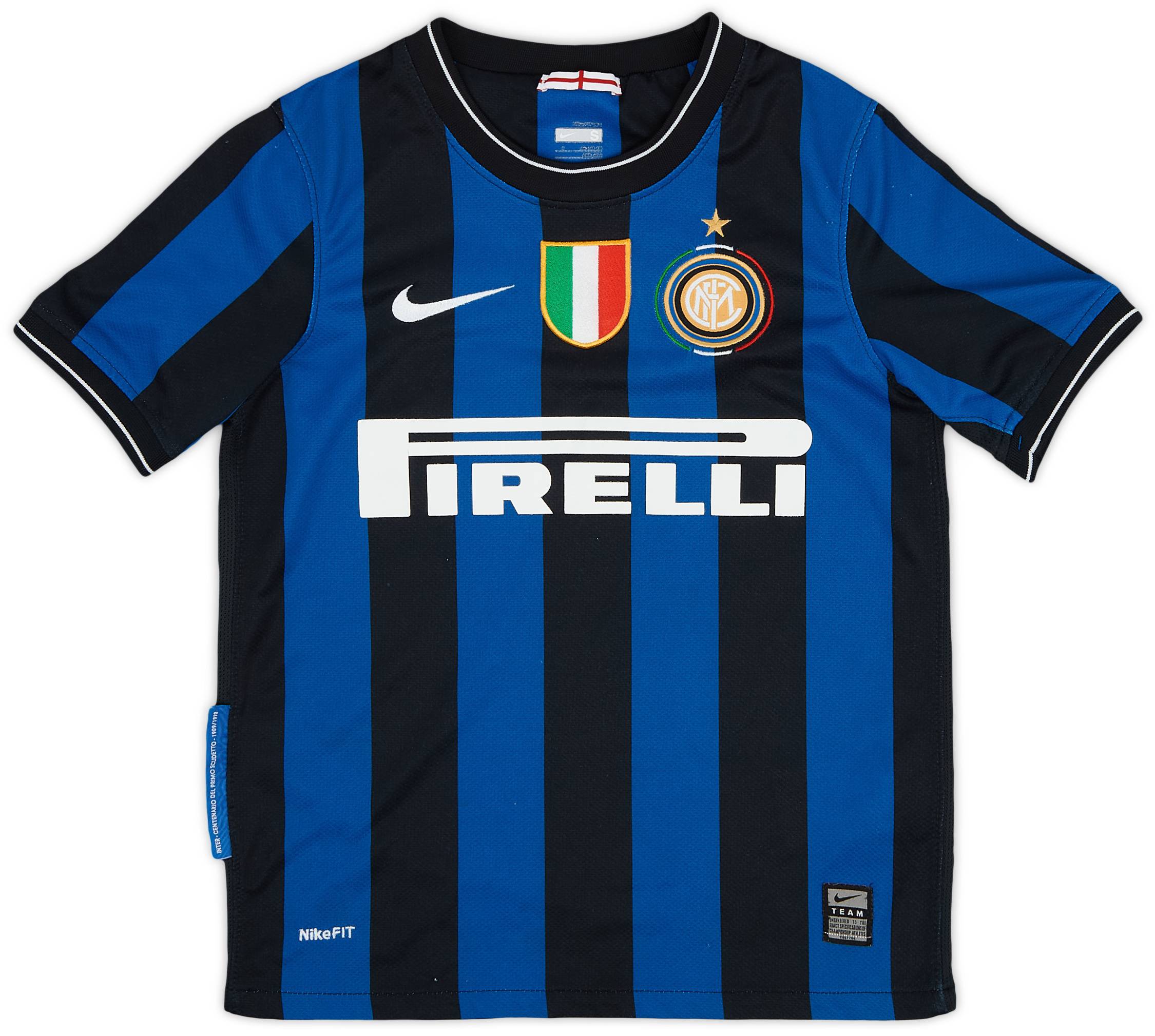 2009-10 Inter Milan Home Shirt - 5/10 - (S.Boys)