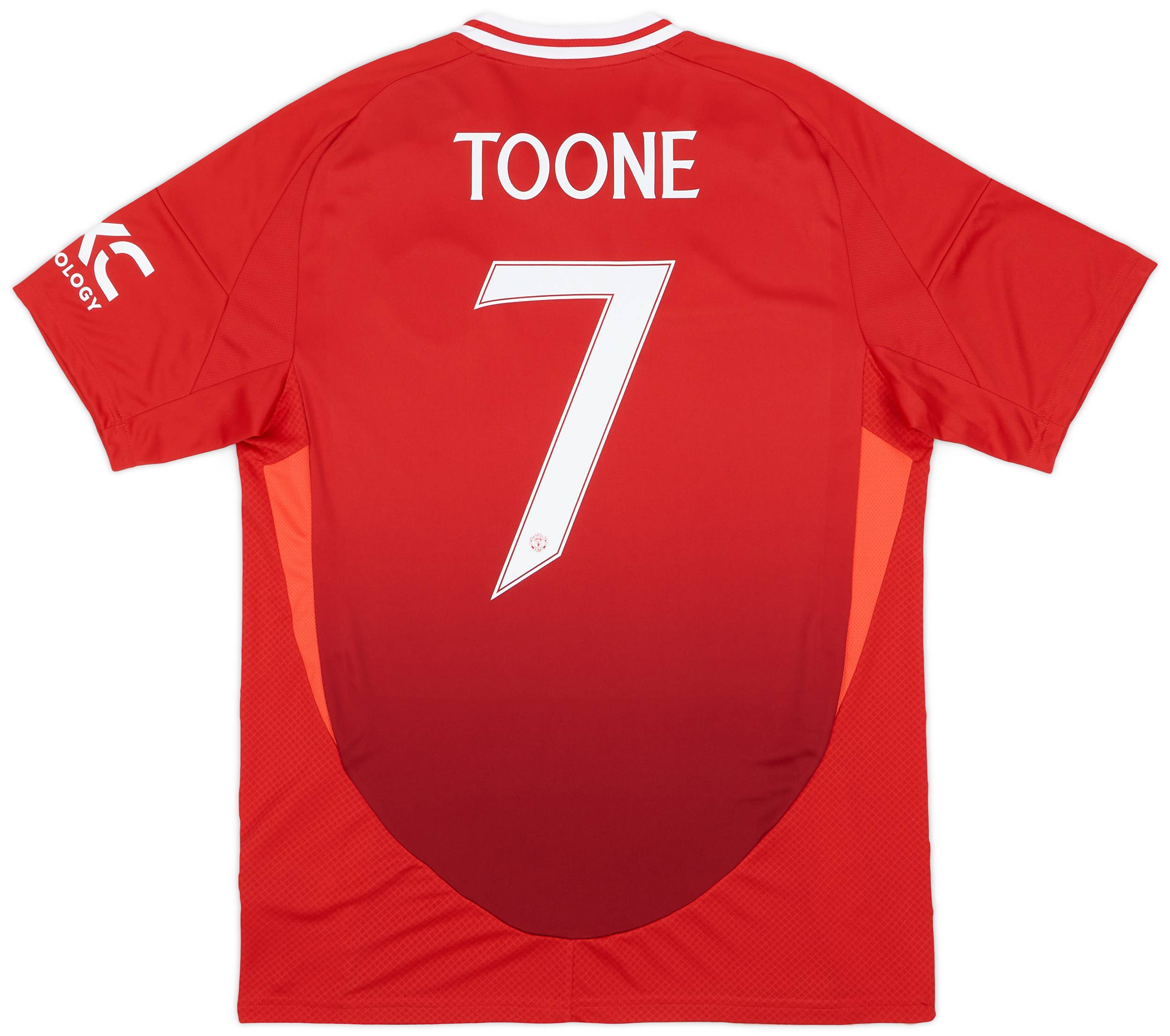 2024-25 Manchester United Home Shirt Toone #7 (Unisex Fit)