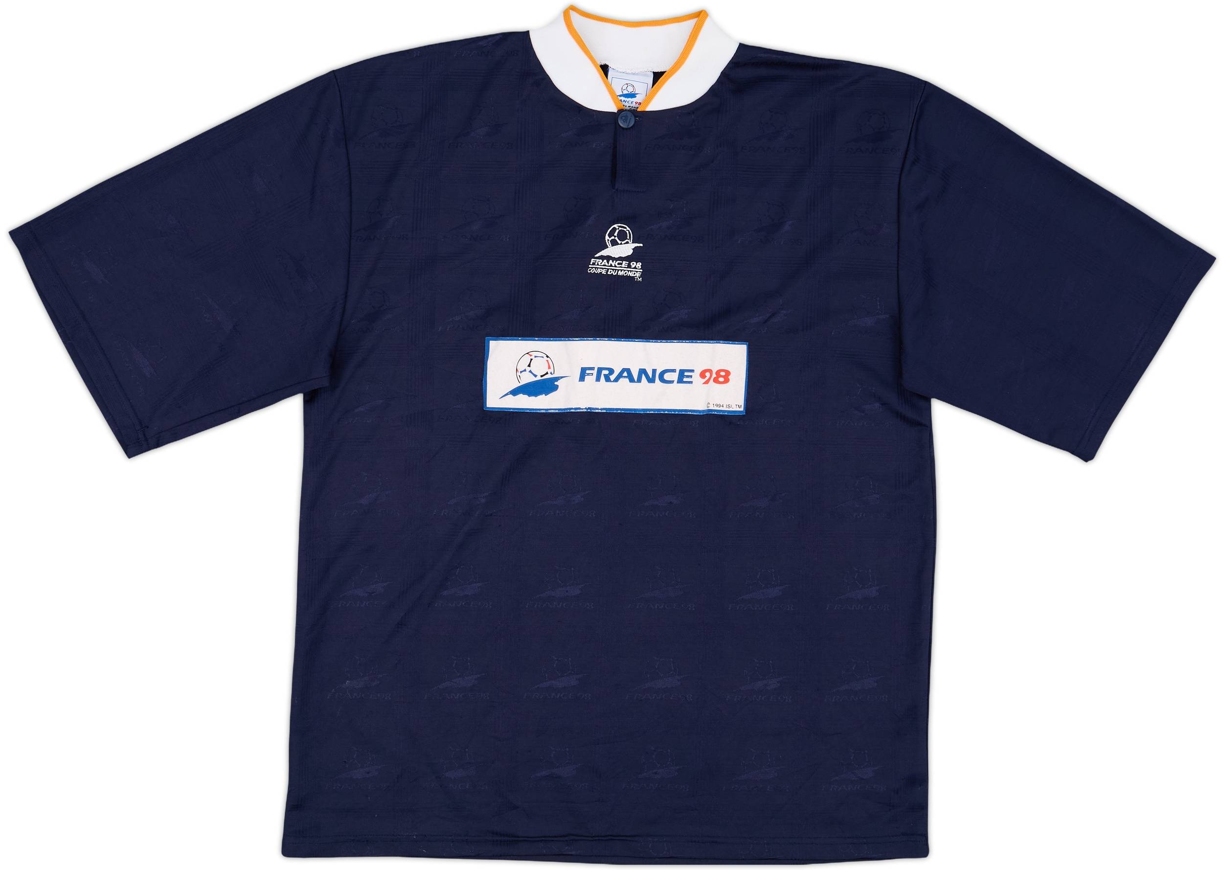 1998 France 98 Coupe du Monde Training Shirt - 8/10 - (XL)