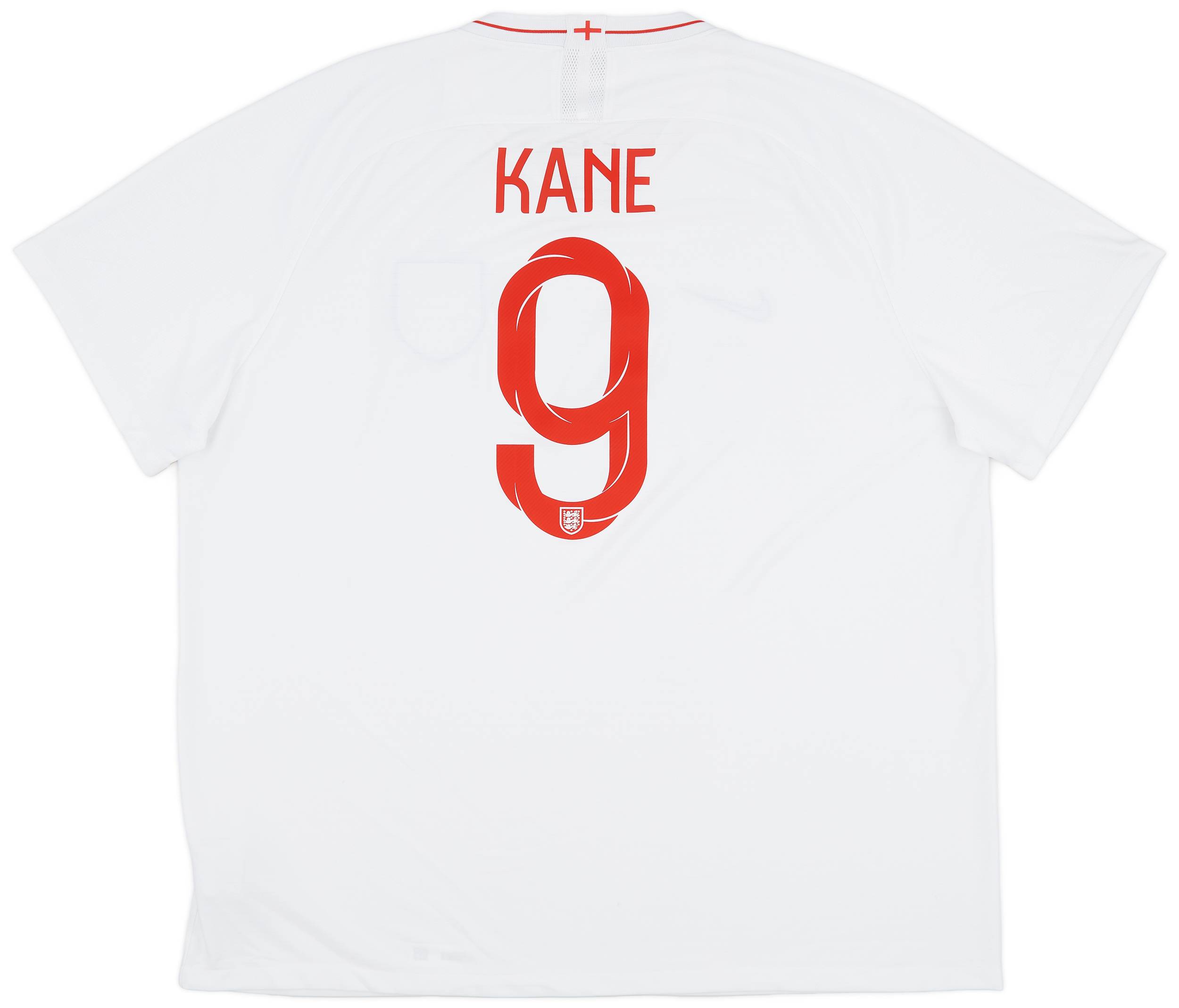 2018-19 England Home Shirt Kane #9 - 8/10 - (3XL)