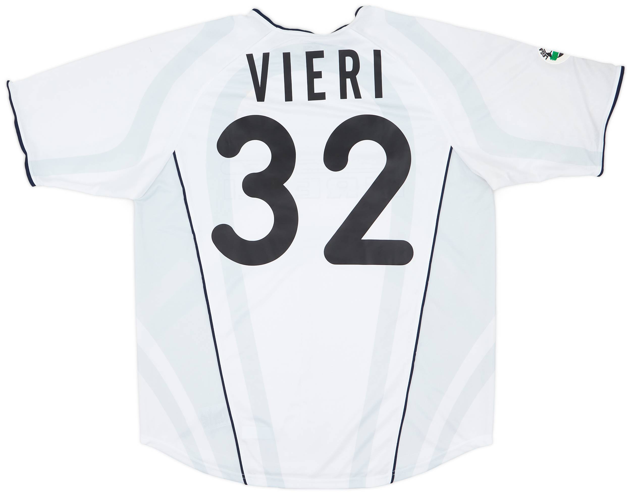 2001-02 Inter Milan Match Worn Away Shirt Vieri #32