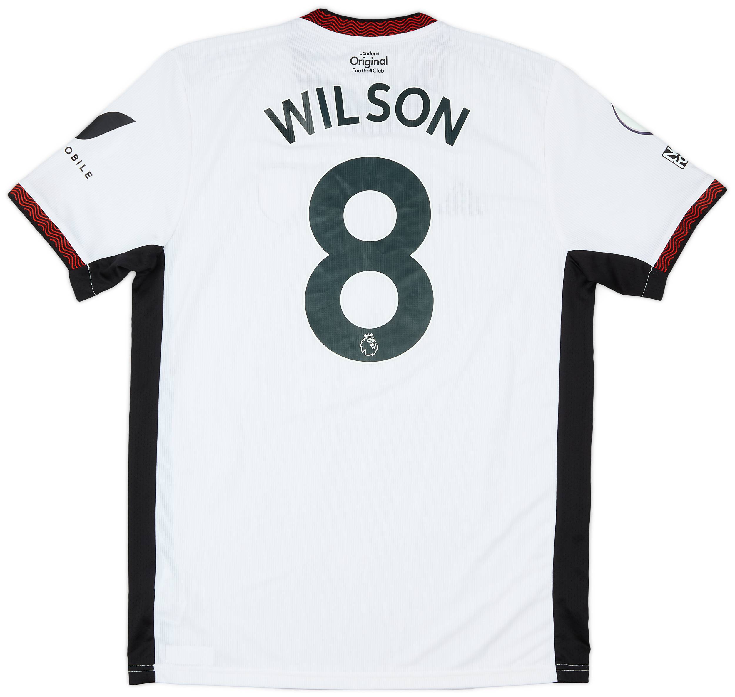 2022-23 Fulham Match Issue Home Shirt Wilson #8