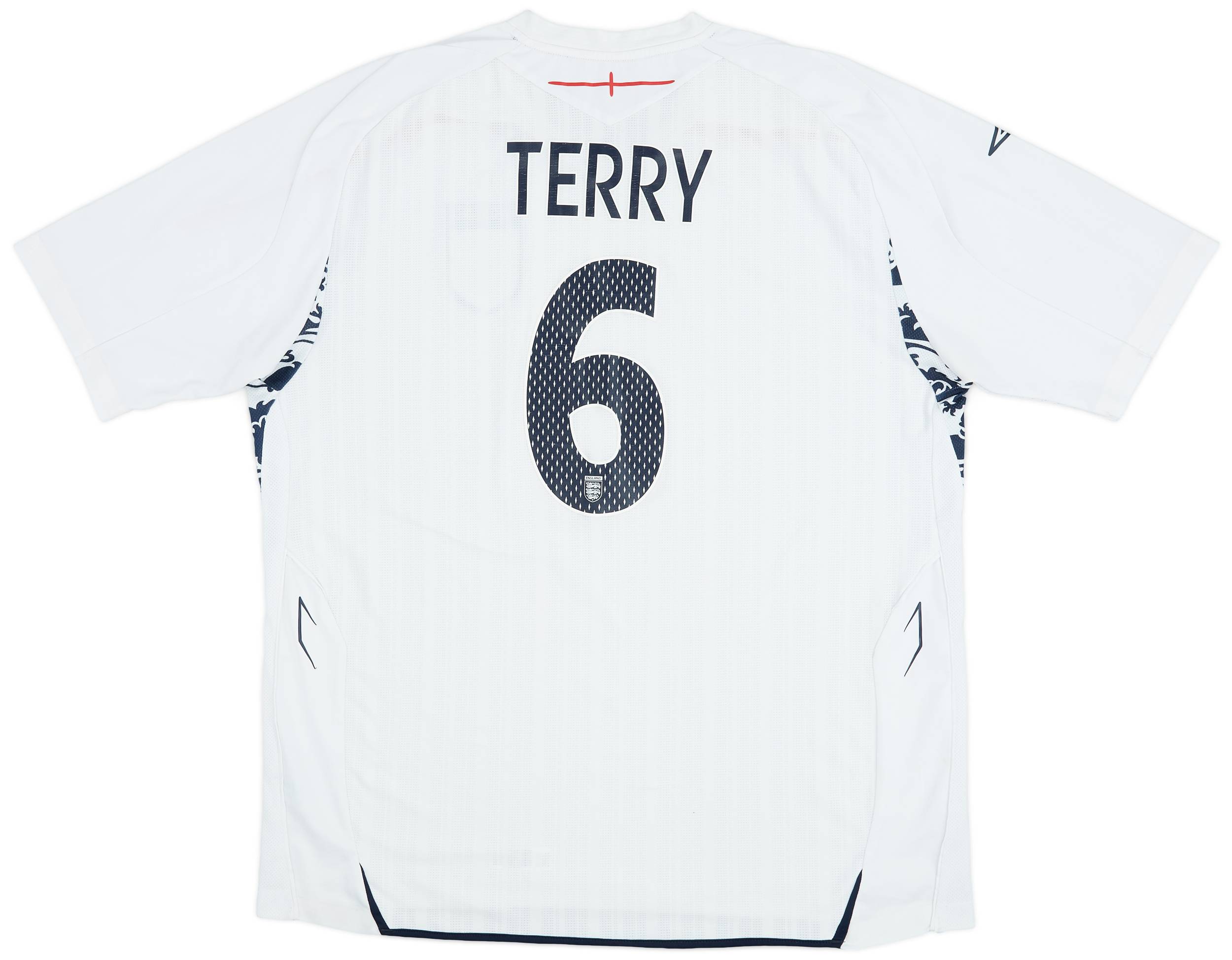 2007-09 England Home Shirt Terry #6 - 6/10 - (XXL)