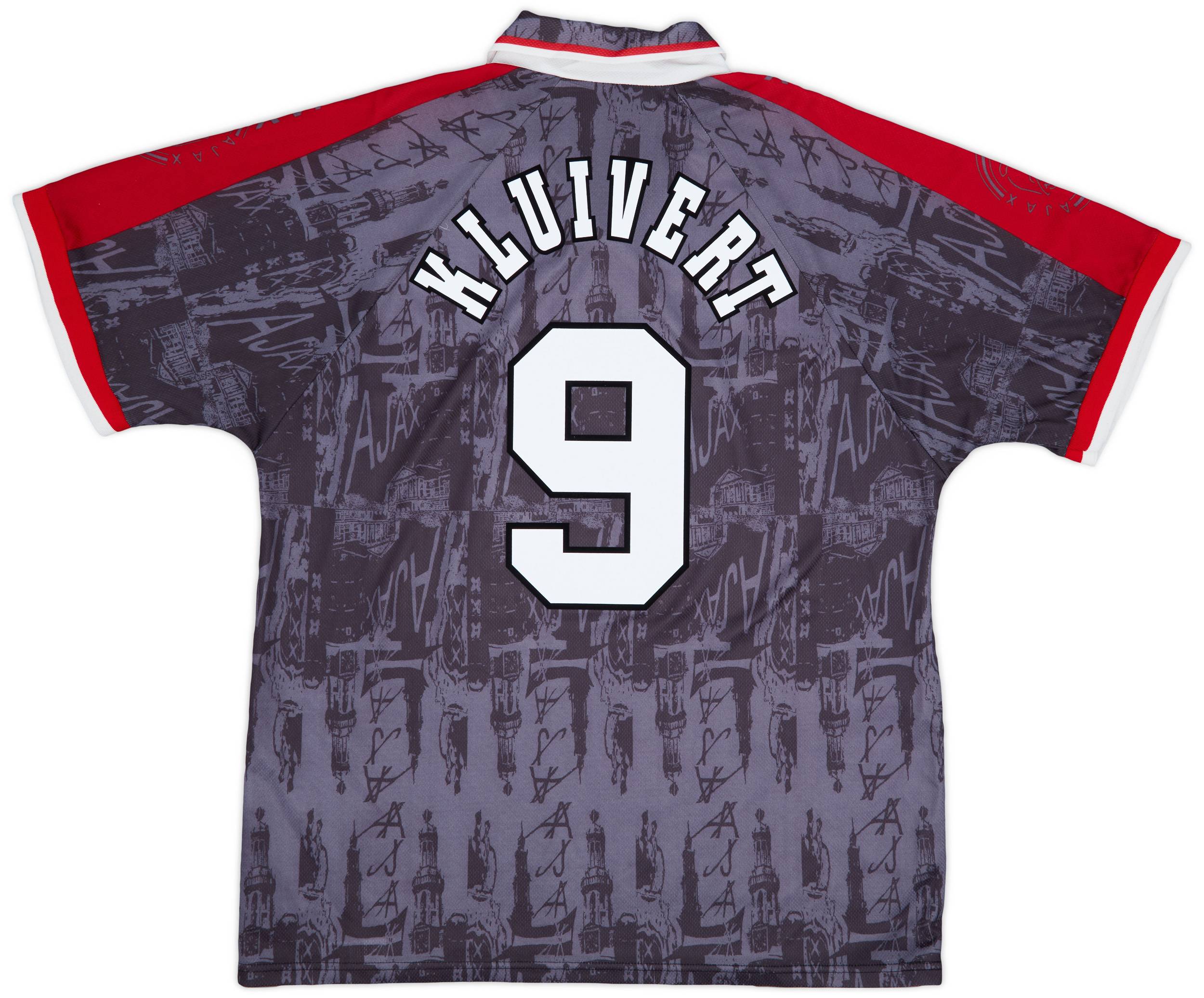 1996-97 Ajax Away Shirt Kluivert #9 - 9/10 - (XL)