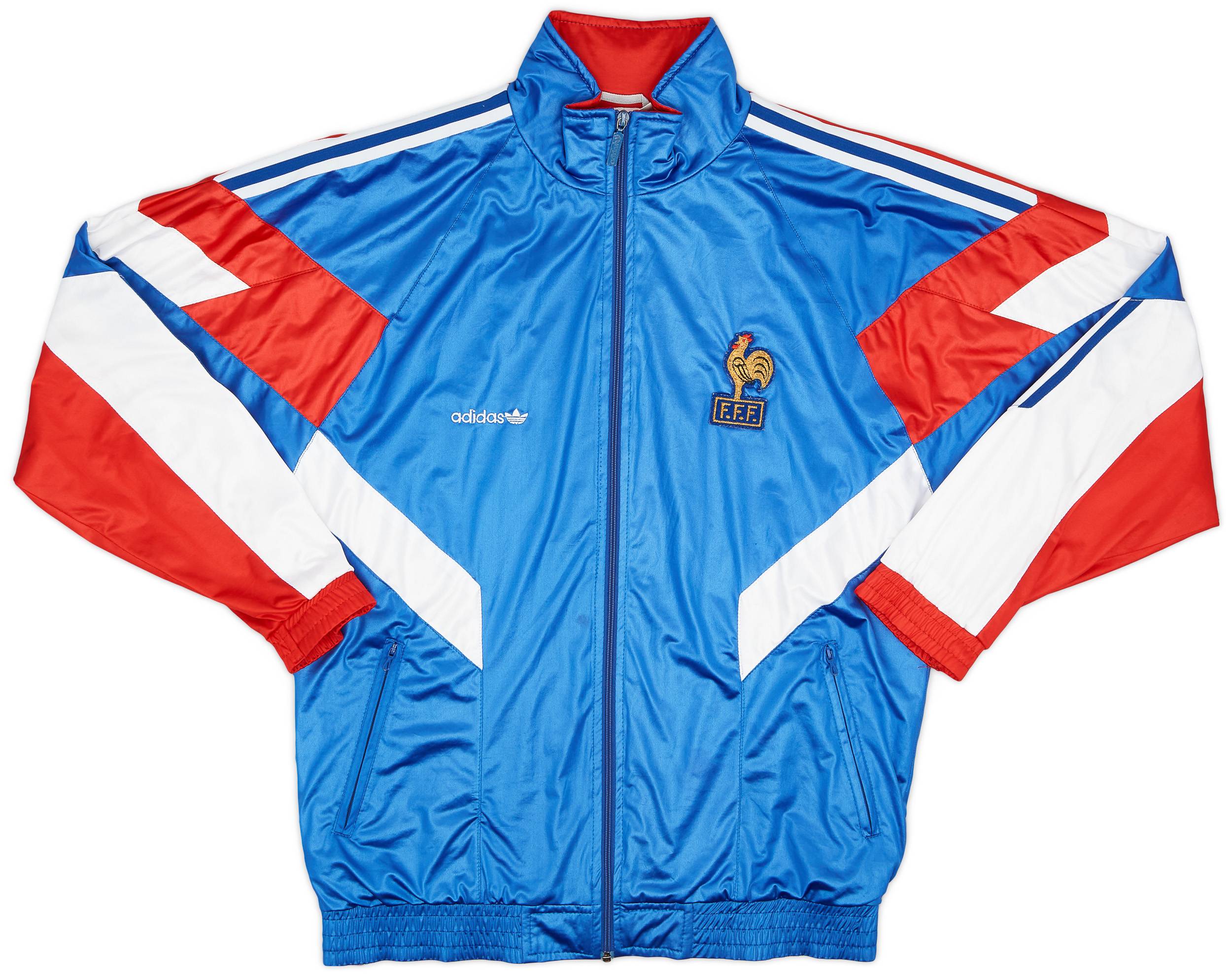 1990-92 France adidas Track Jacket - 9/10 - (M)