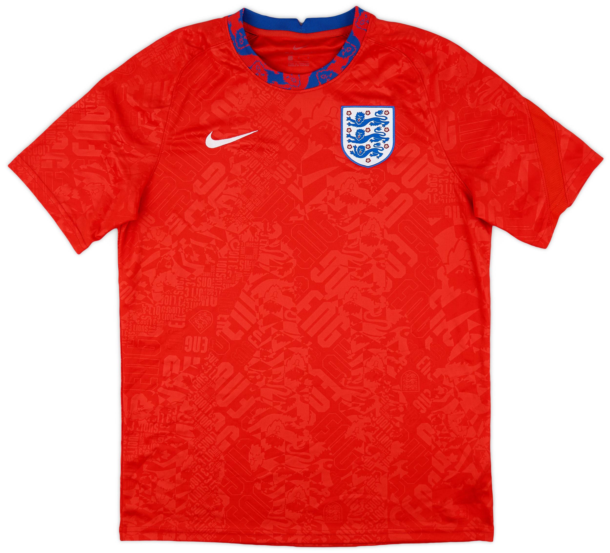 2020-21 England Nike Training Shirt - 9/10 - (L)