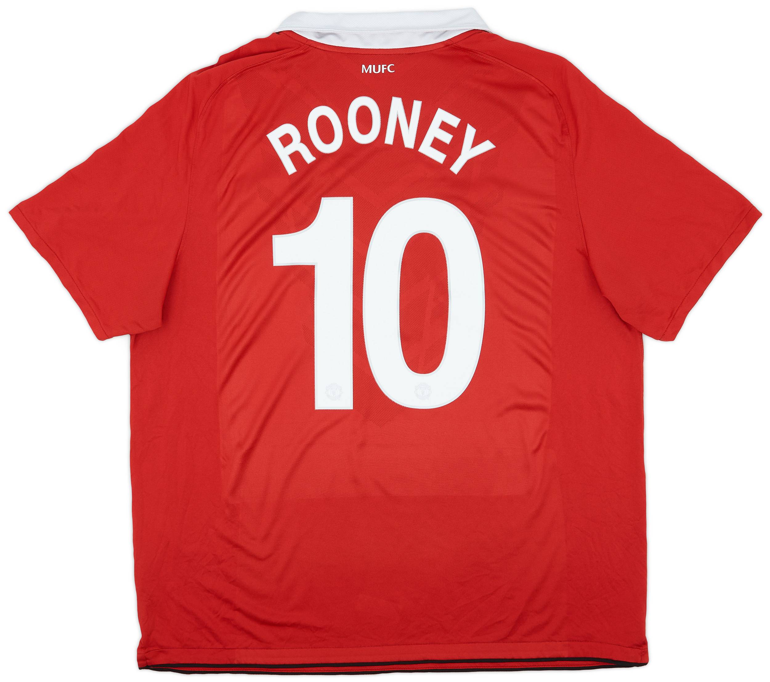 2010-11 Manchester United Home Shirt Rooney #10 - 6/10 - (XXL)
