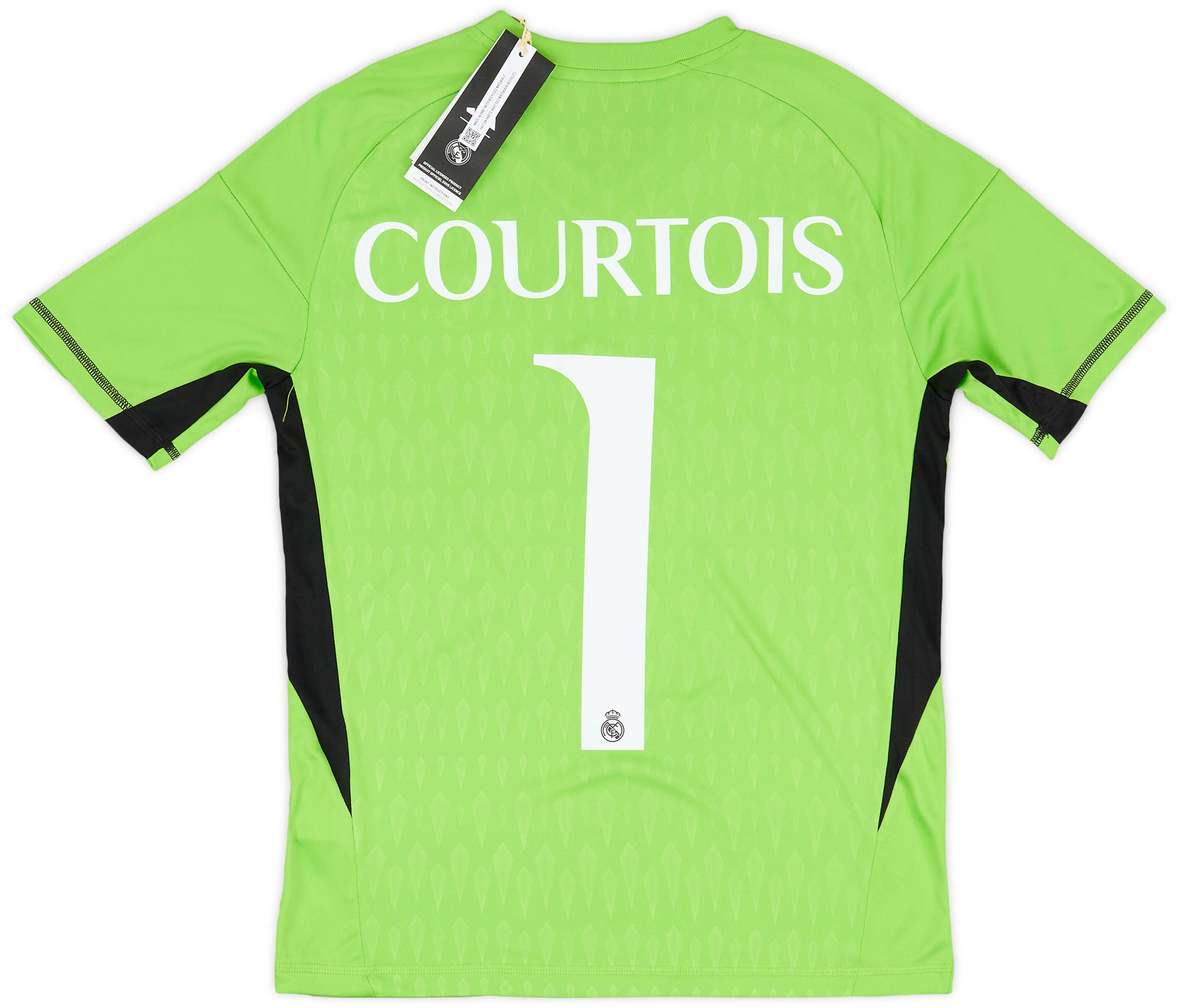2023-24 Real Madrid GK Home Full Kit Courtois #1 (KIDS)