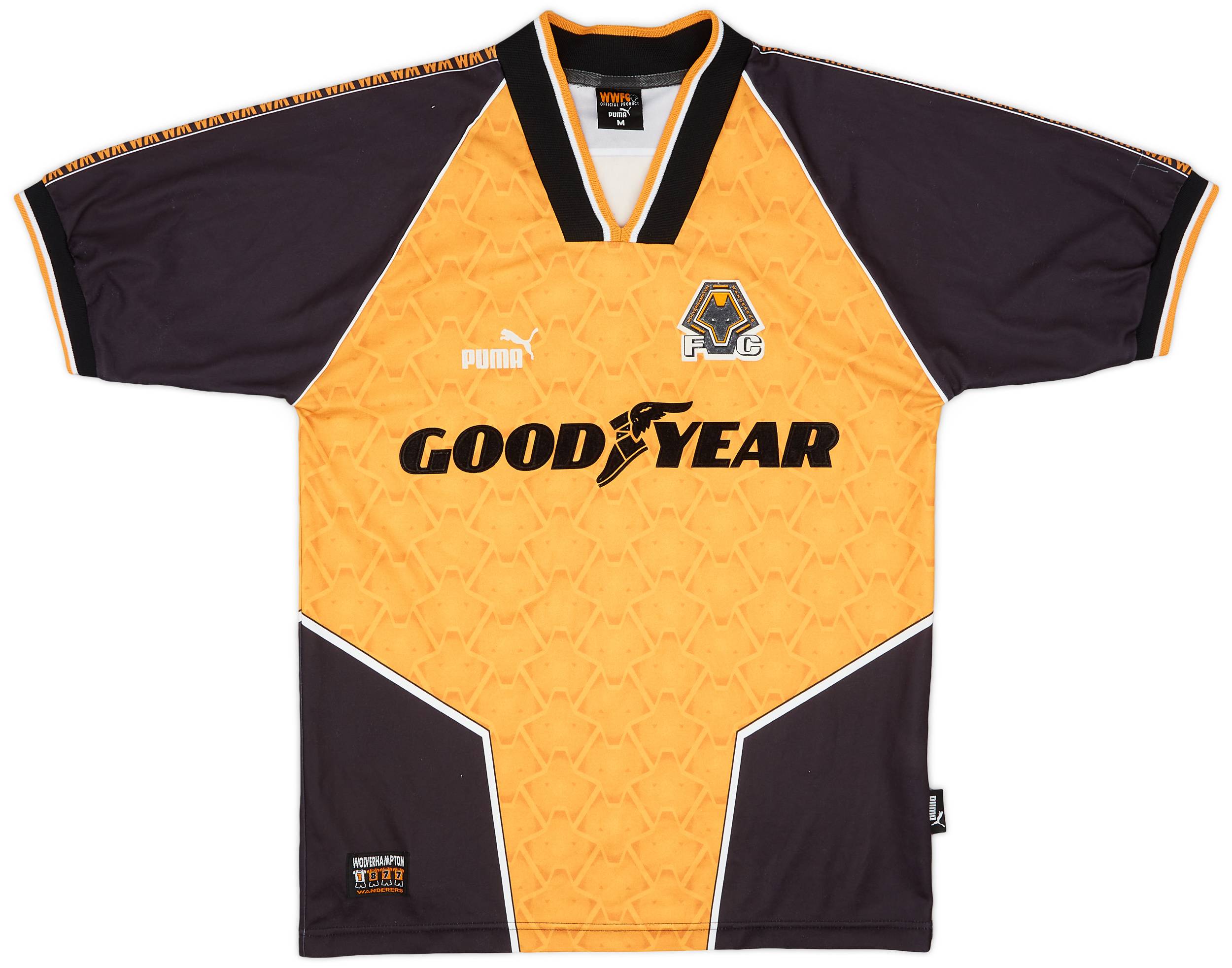 1996-98 Wolves Home Shirt - 8/10 - (M)