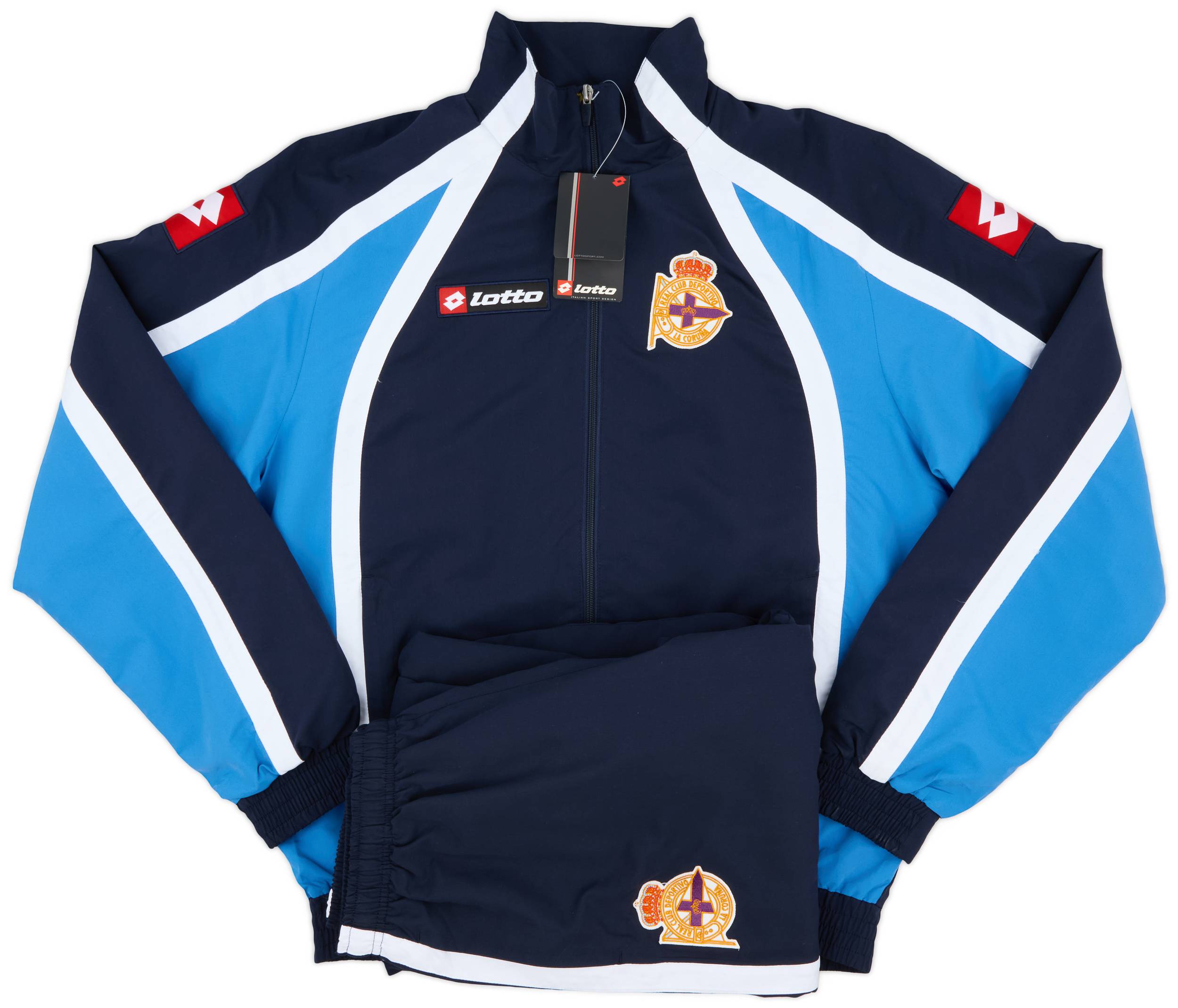 2010-11 Deportivo Lotto Training Tracksuit (L)