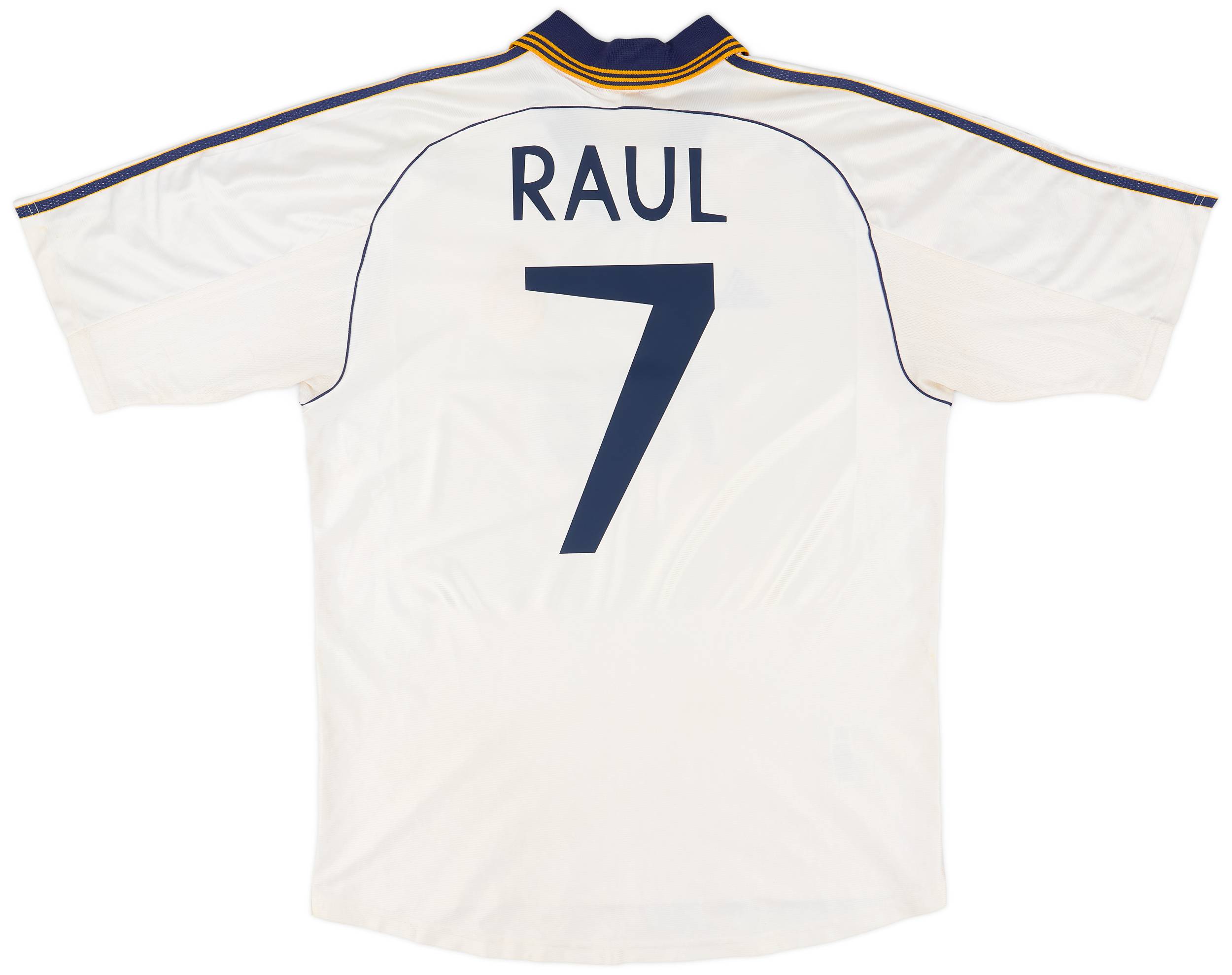 1998-00 Real Madrid Home Shirt Raul #7 - 5/10 - (L)