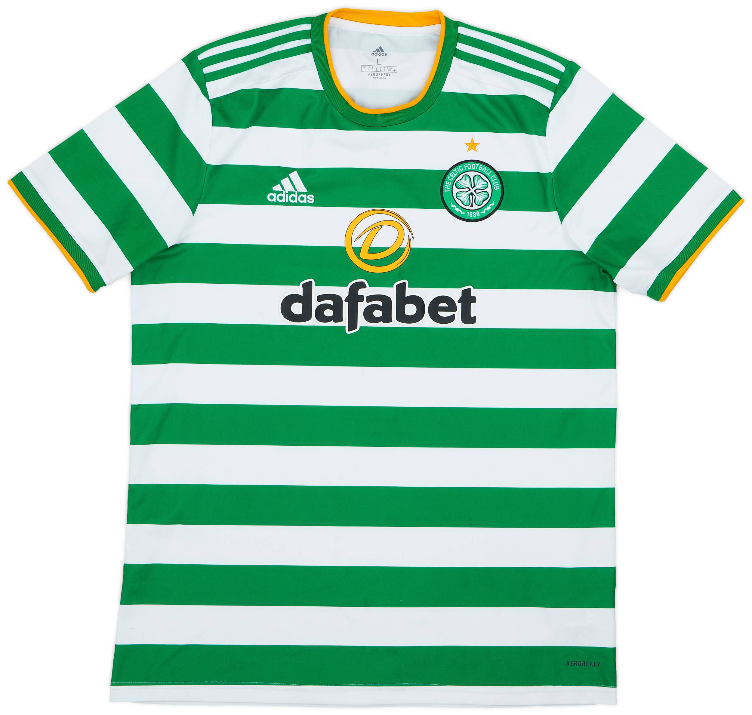 2020-21 Celtic Home Shirt - 6/10 - (L)