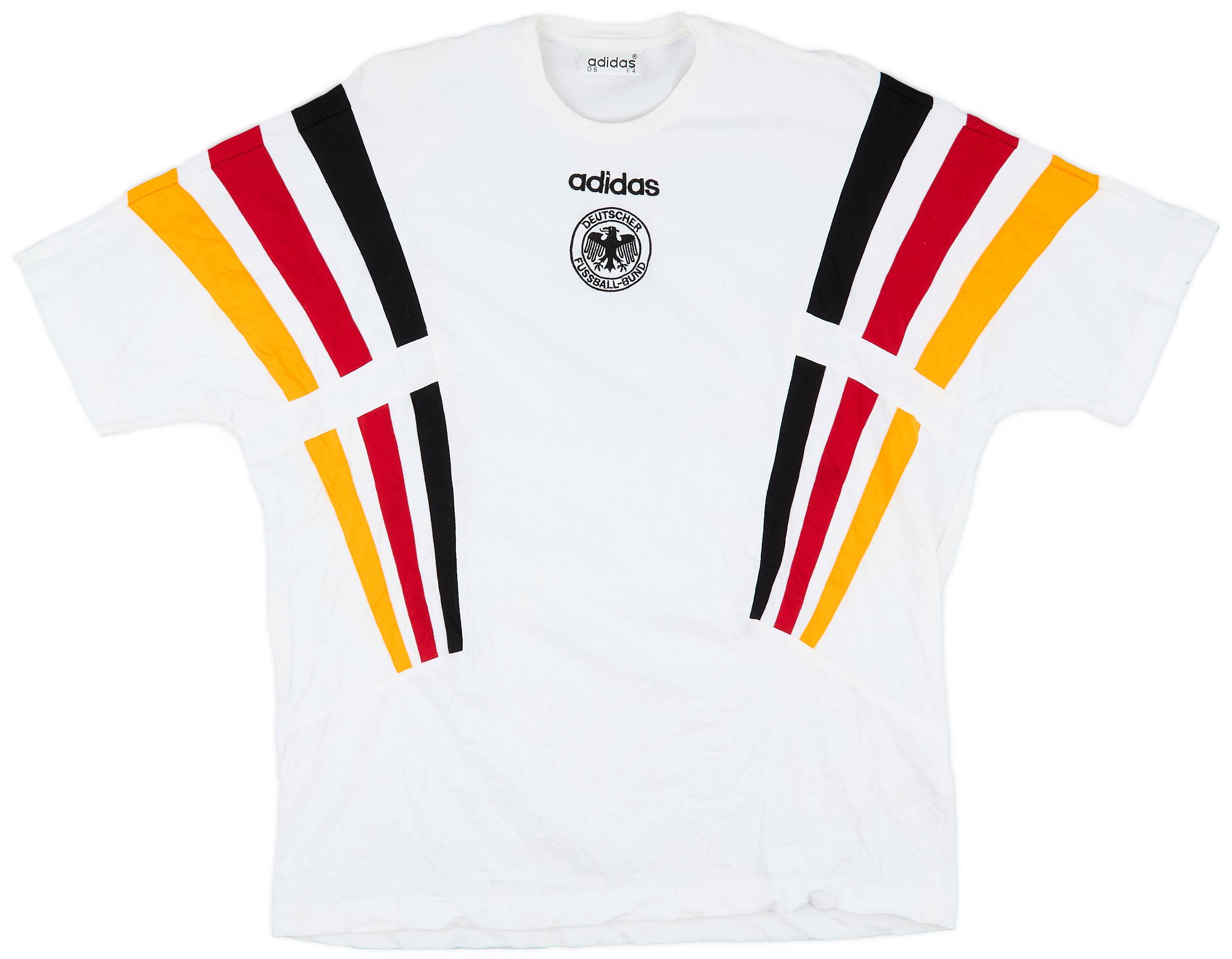 1992-94 Germany adidas Cotton Tee - 9/10 - (M/L)