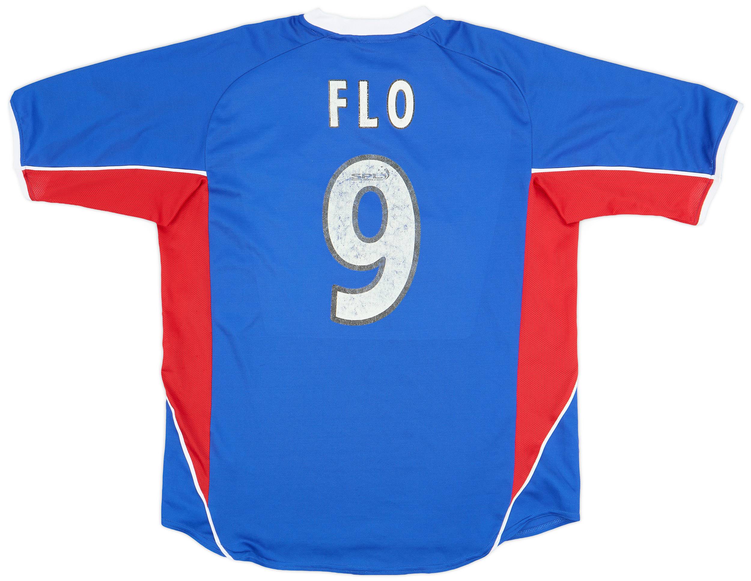 2001-02 Rangers Home Shirt Flo #9 - 5/10 - (L)