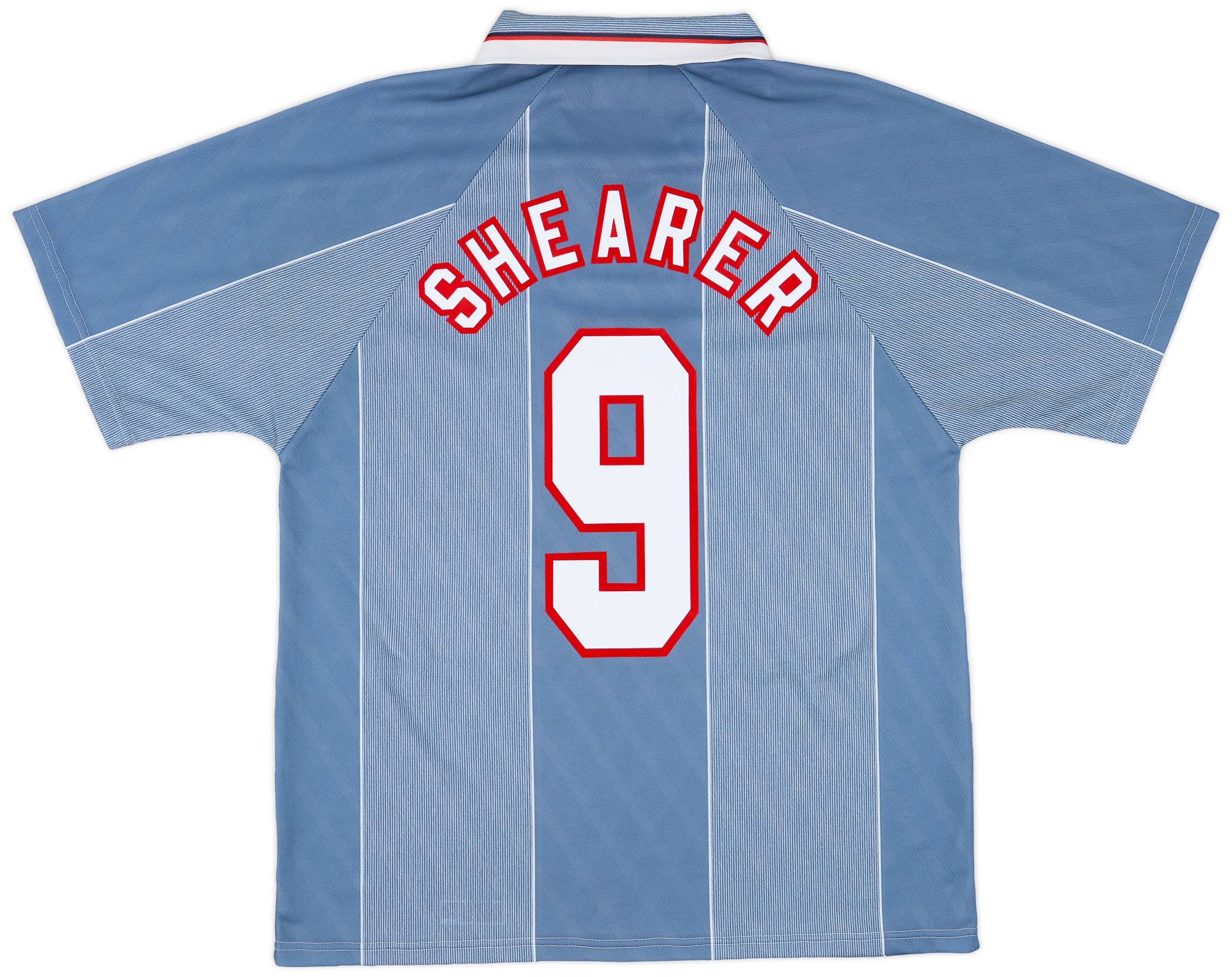 1996-97 England Away Shirt Shearer #9 - 9/10 - (L)