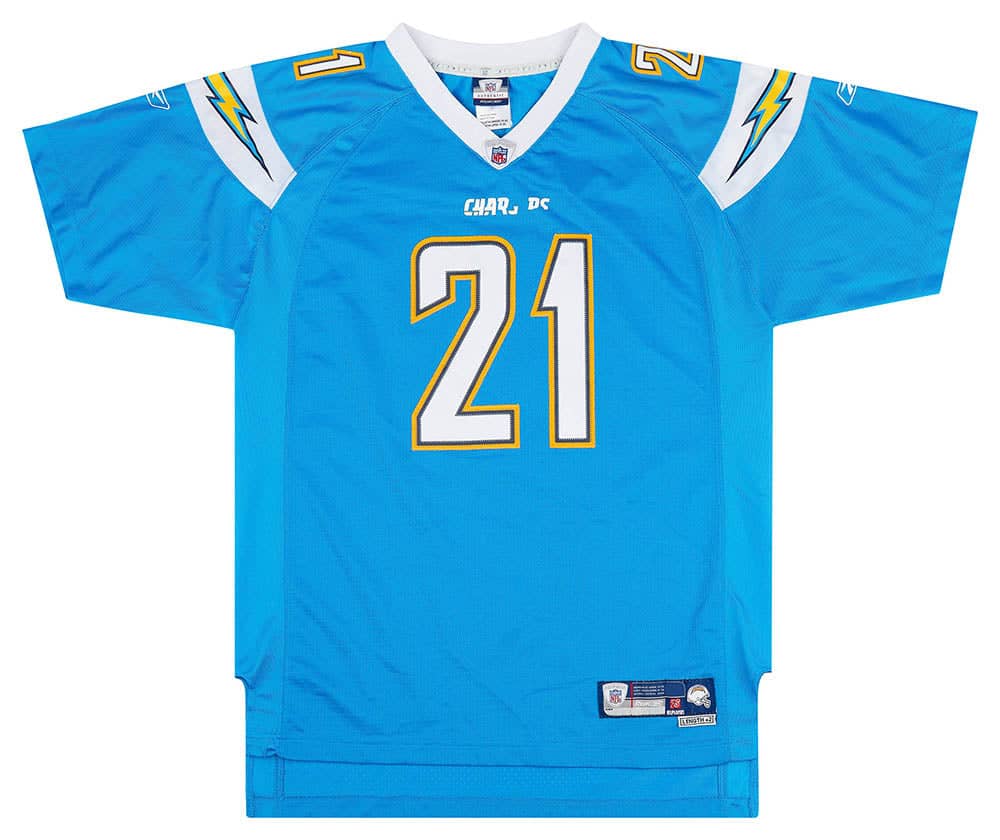 2007 San Diego Chargers Tomlinson #21 Reebok Premier Jersey (Alternate) Y