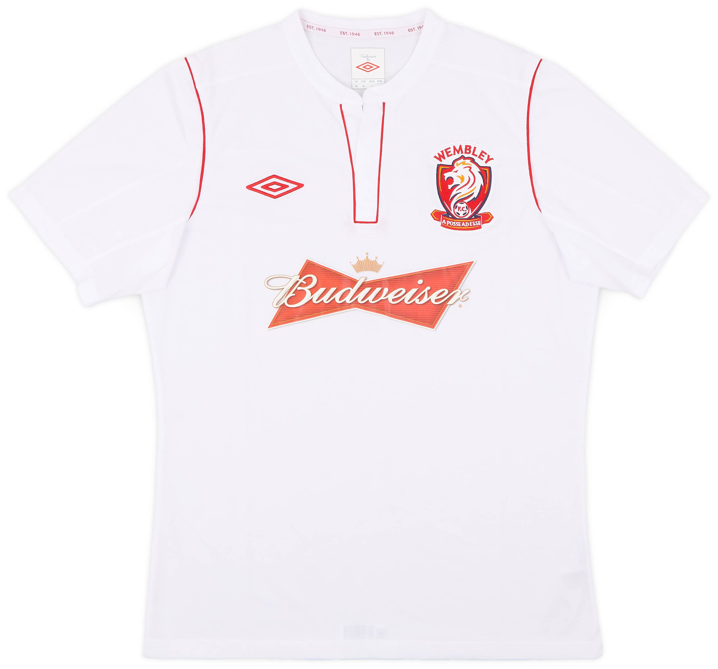 2012-13 Wembley FC Home Shirt - 9/10 - (M)