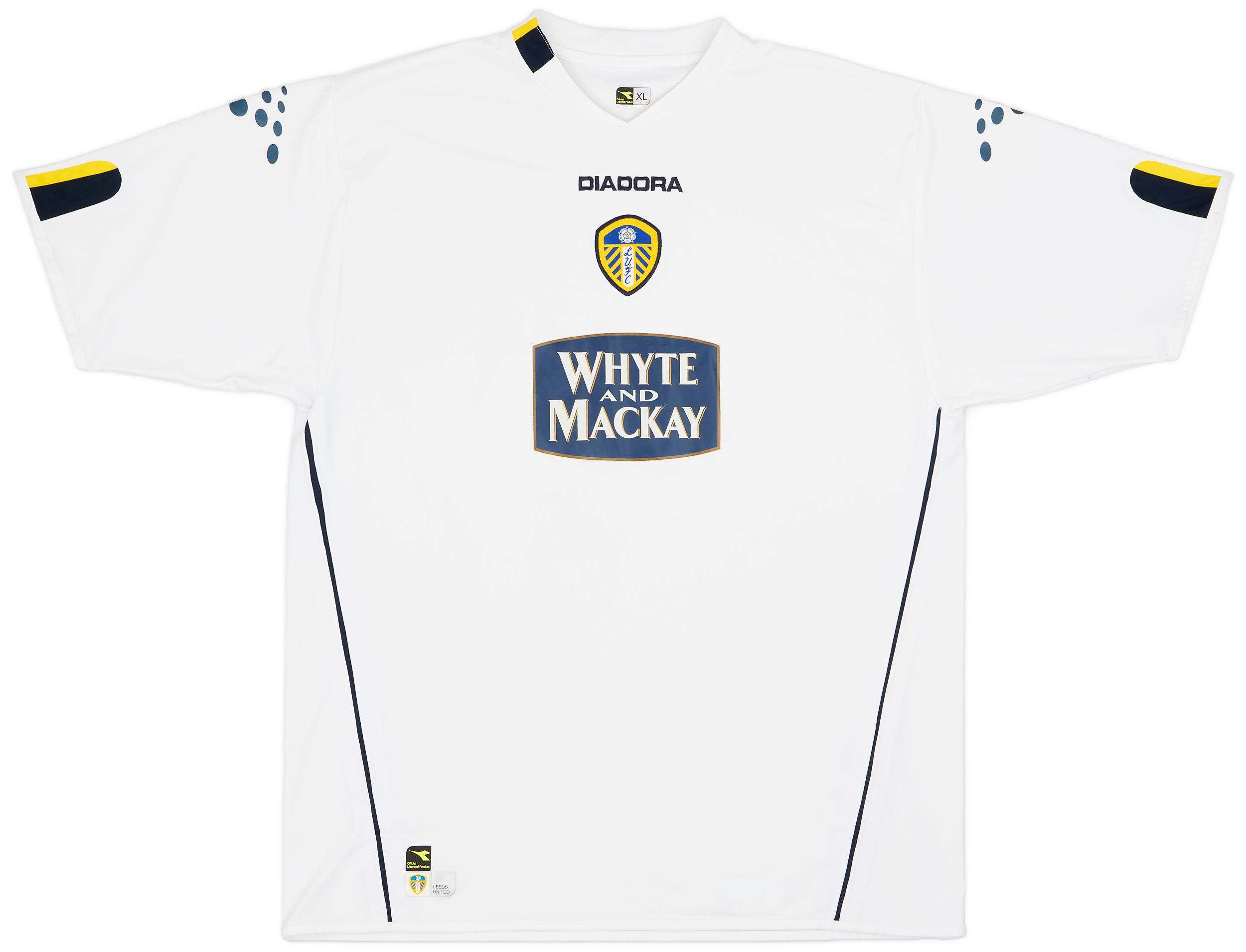 2004-05 Leeds United Home Shirt - 9/10 - (XL)
