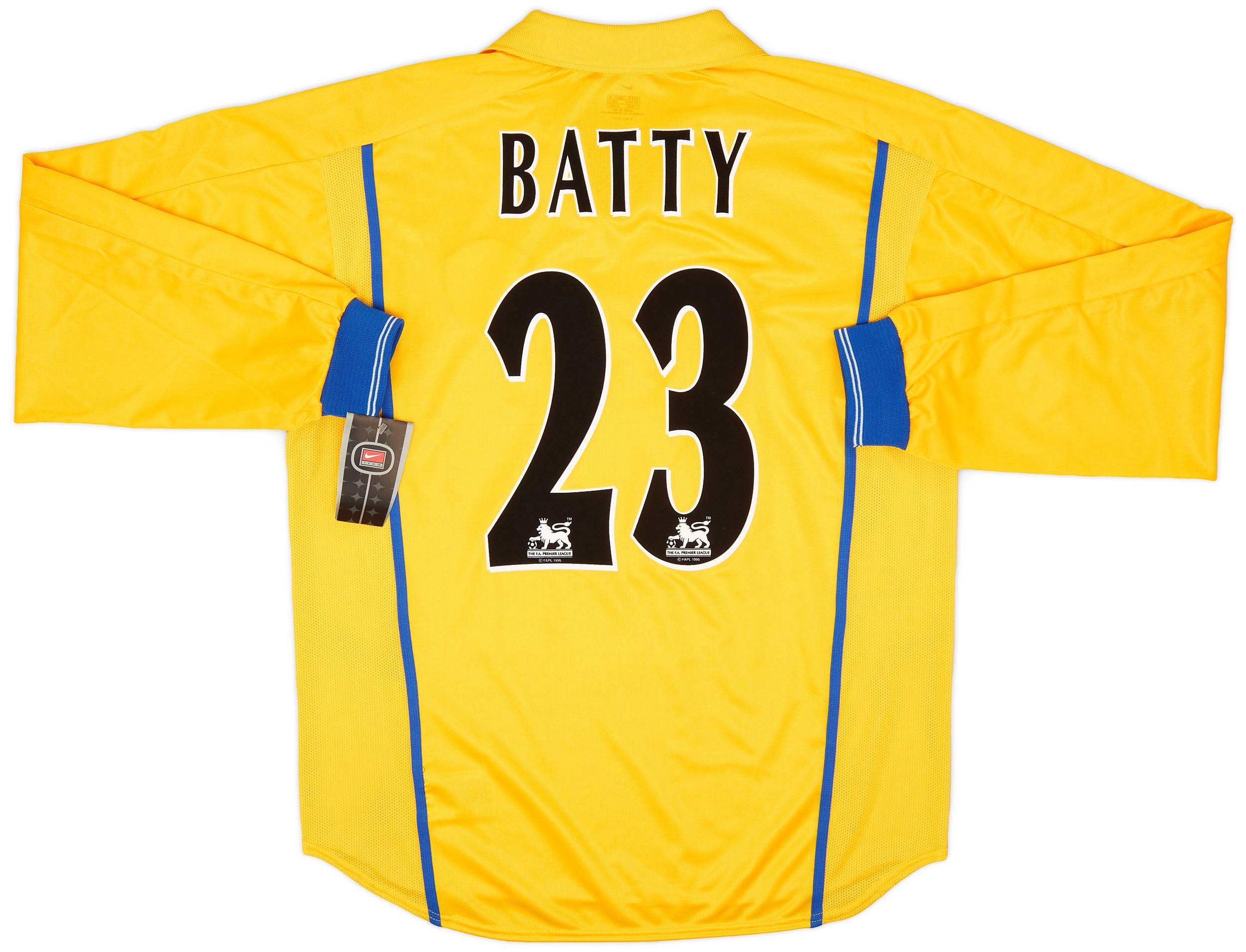 2000-02 Leeds United Player Issue Away Shirt Batty #23 (M)