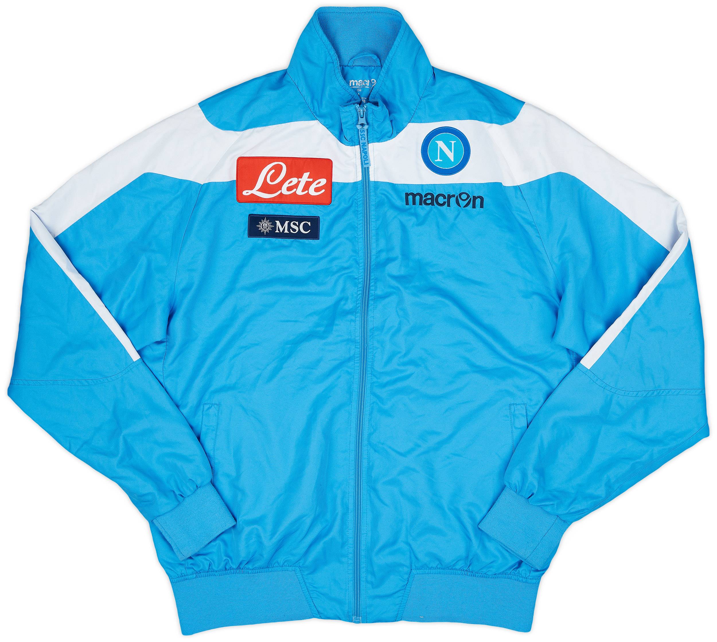 2013-14 Napoli Macron Track Jacket - 8/10 - (L)