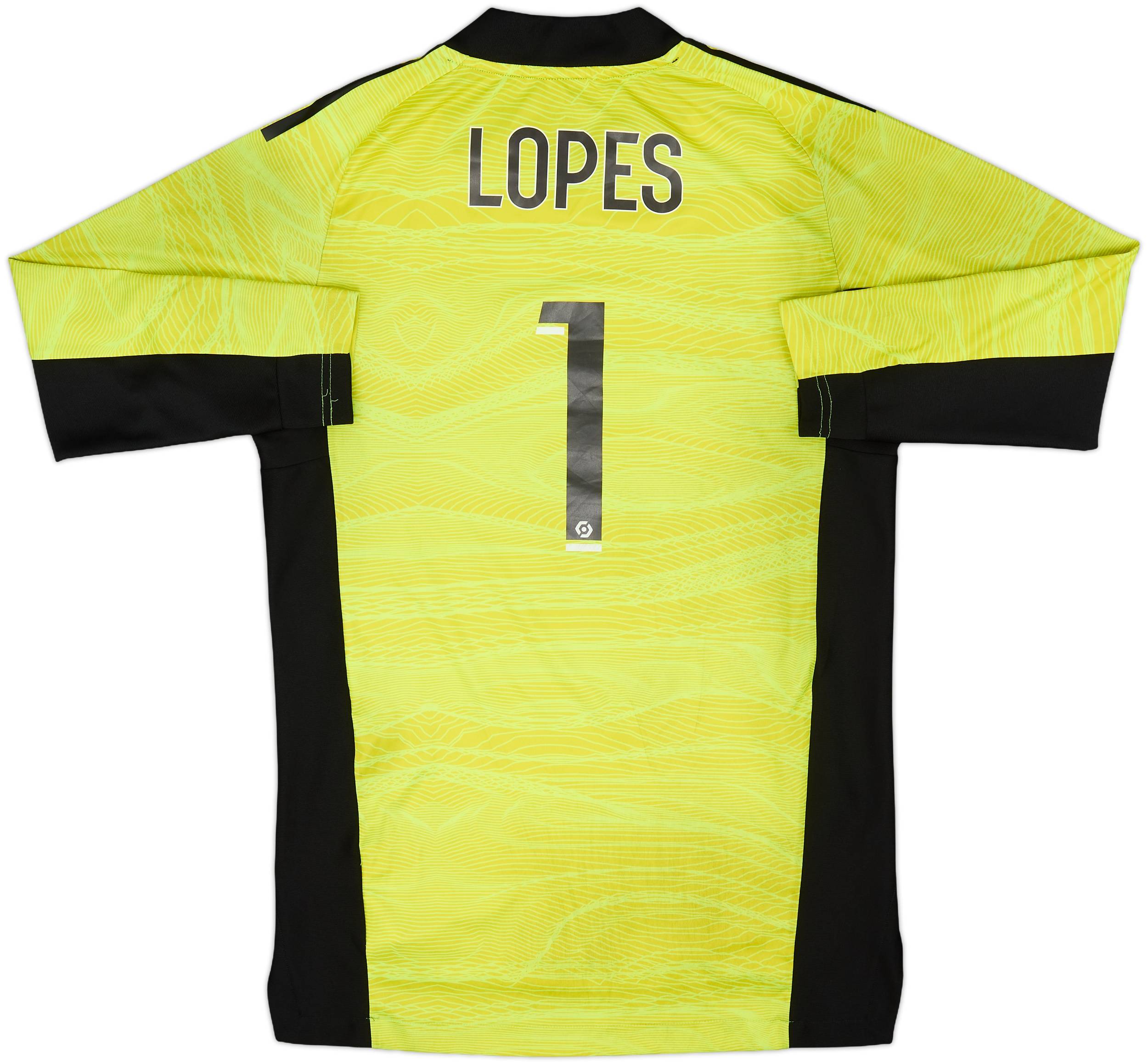 2021-22 Lyon GK Shirt Lopes #1 - 5/10 - (S)