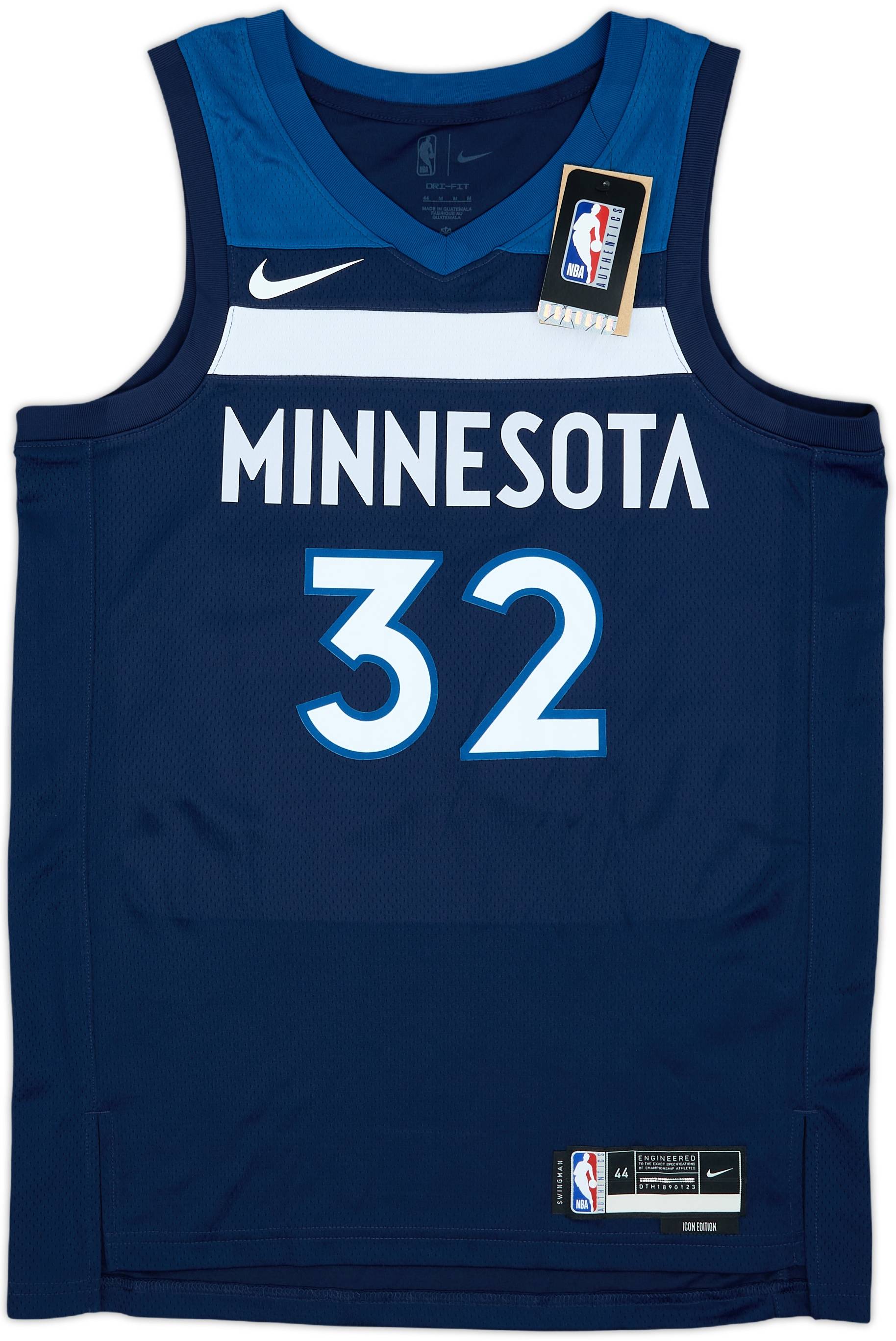 2017-24 Minnesota Timberwolves Towns #32 Nike Swingman Away Jersey (M)