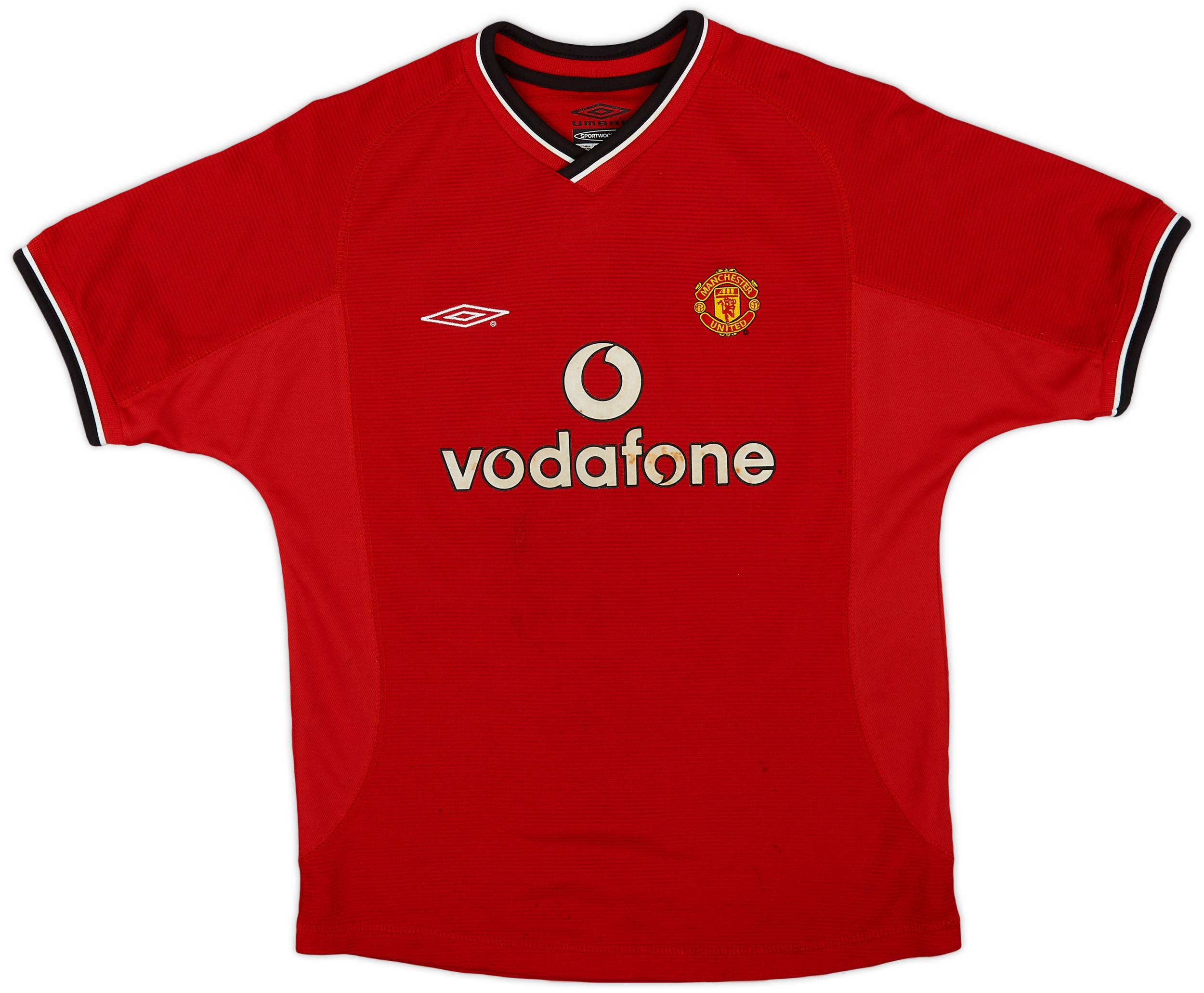 2000-02 Manchester United Home Shirt - 6/10 - (M.Boys)