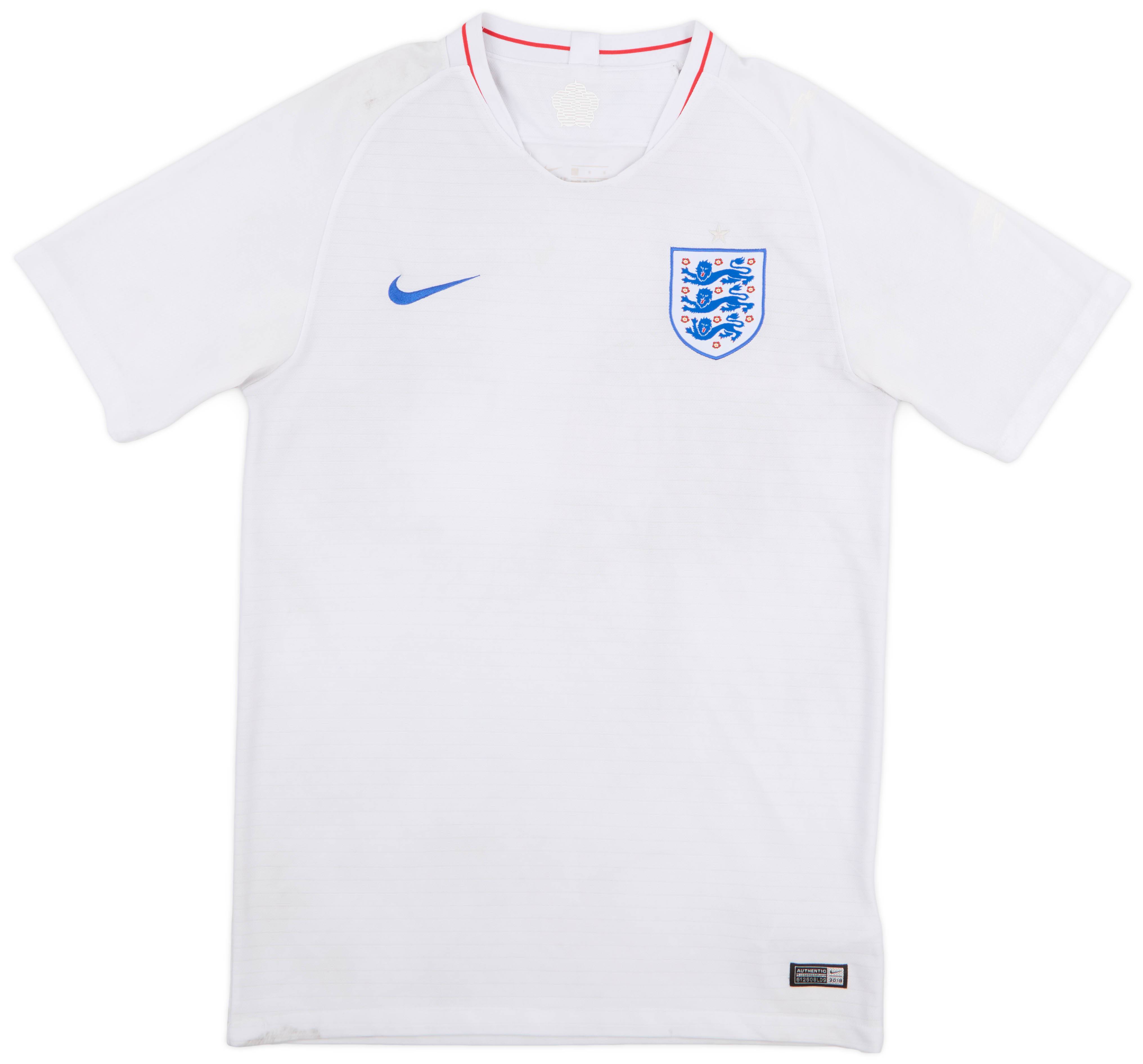 2018-19 England Home Shirt - 4/10 - (M)