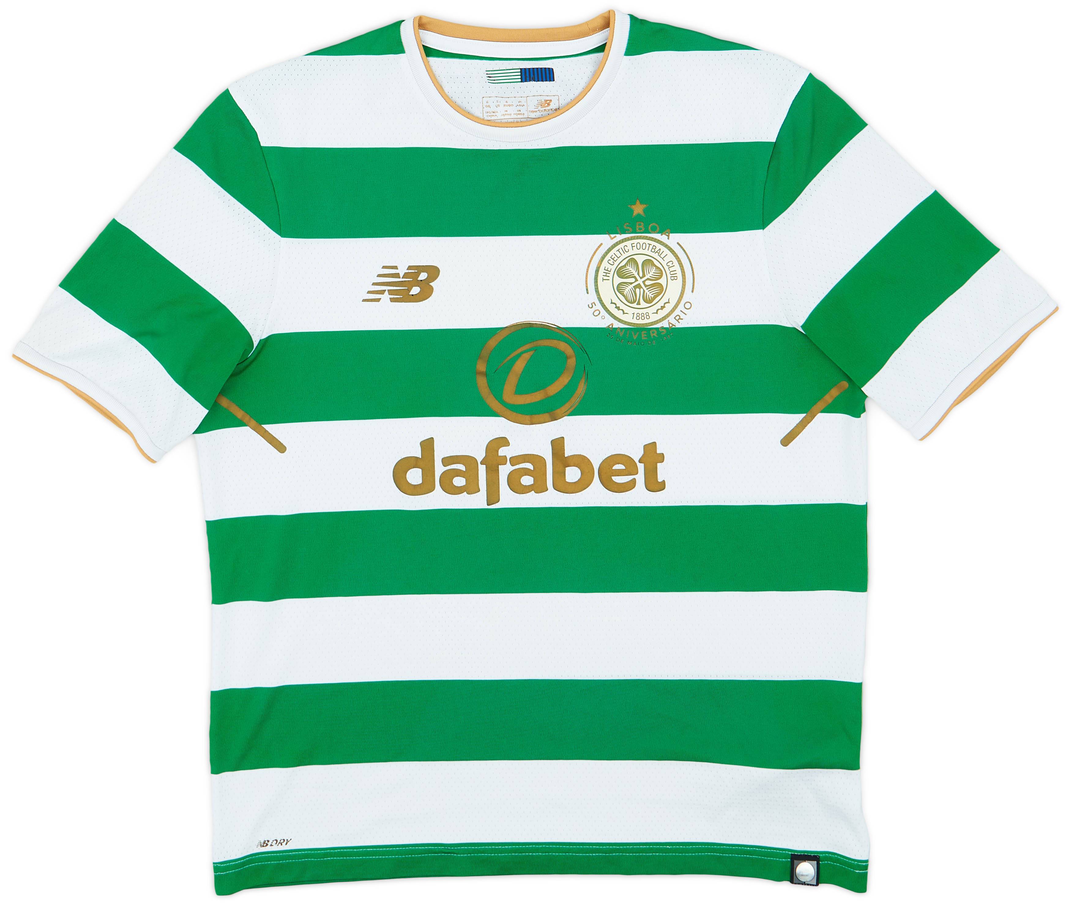 2017-18 Celtic 'Lisbon Lions 50th Anniversary' Home Shirt - 5/10 - (S)