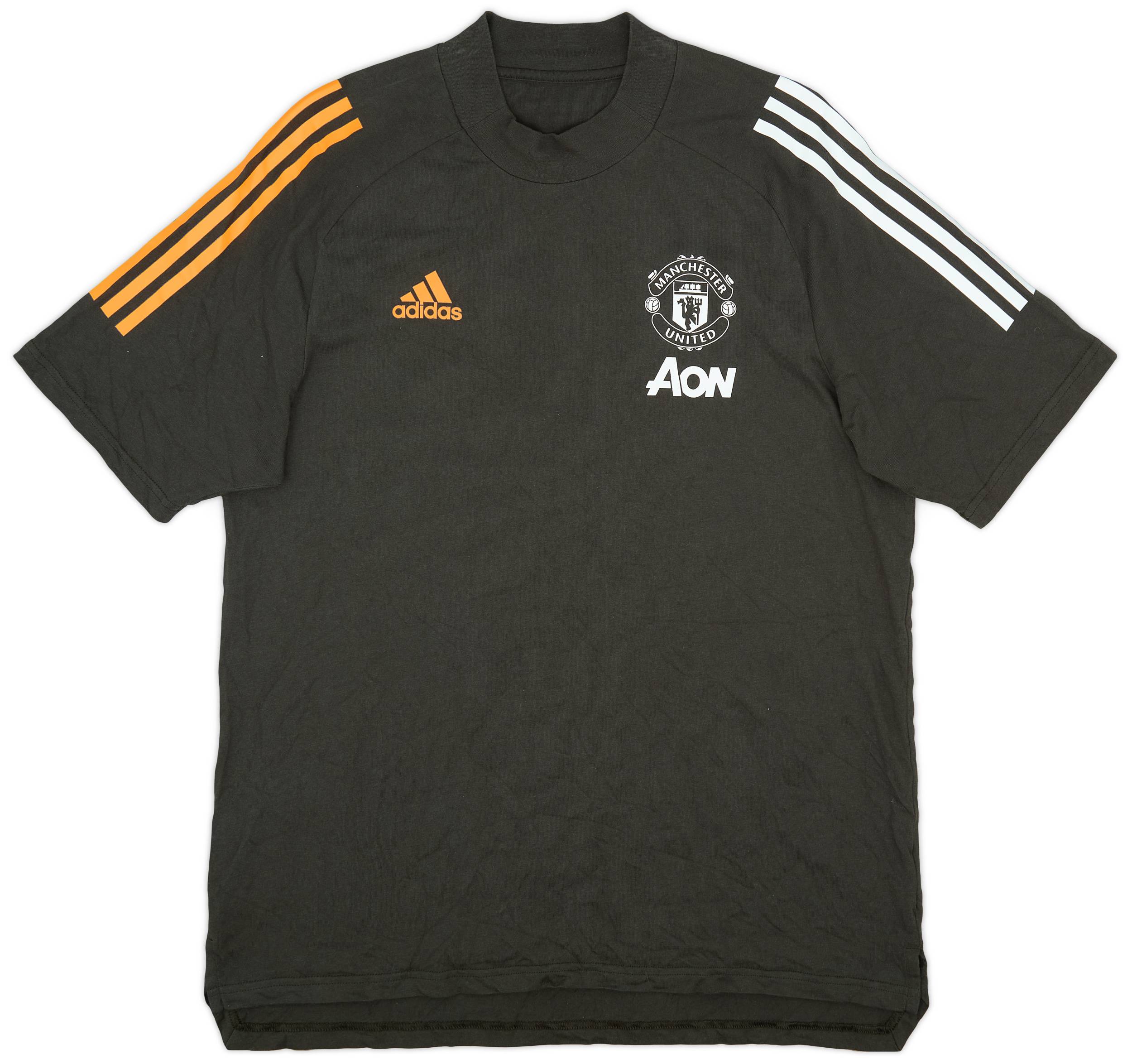 2020-21 Manchester United adidas Cotton Tee - 9/10 - (L)