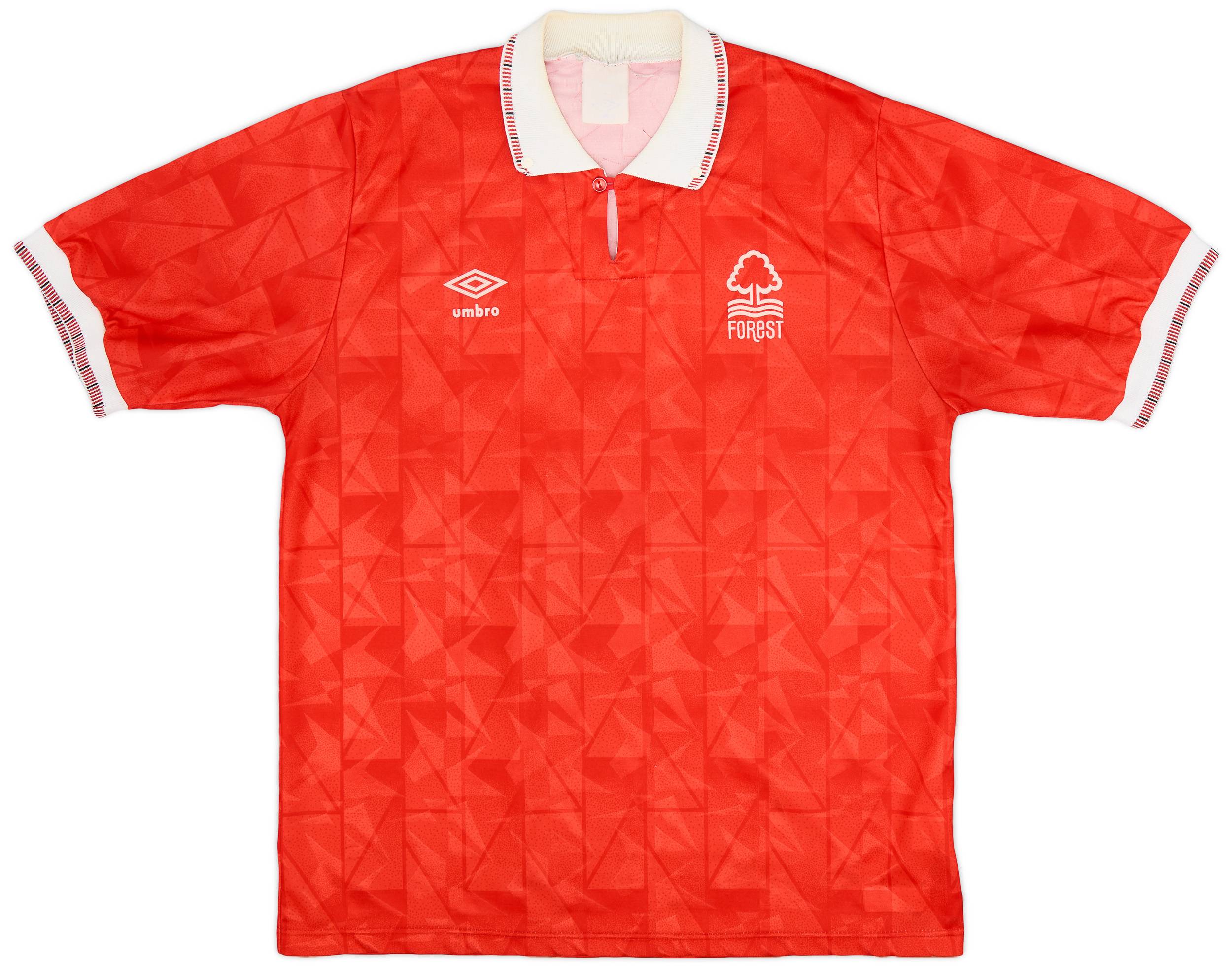 1990-92 Nottingham Forest Home Shirt - 8/10 - (L)