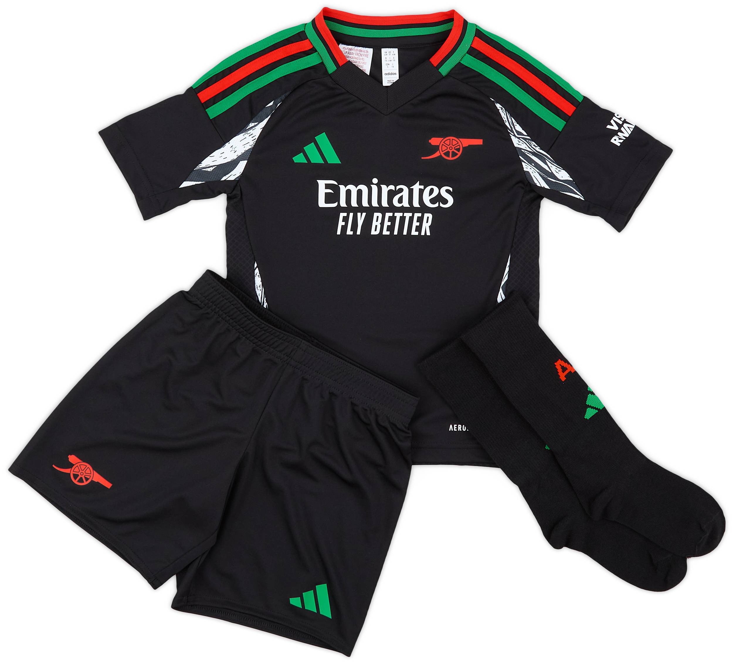 2024-25 Arsenal Away Full Kit (Little Kids)