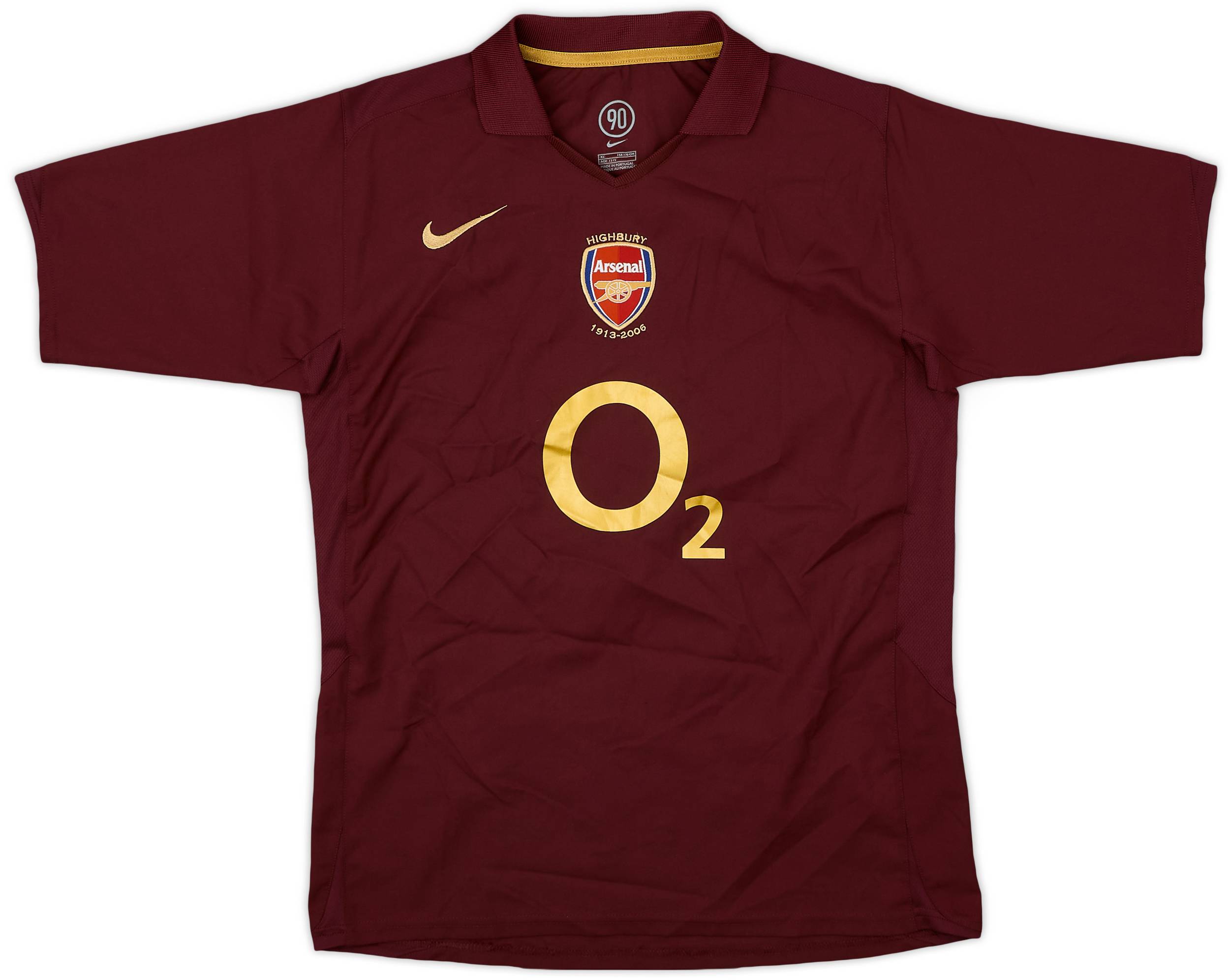 2005-06 Arsenal Home Shirt - 8/10 - (XL.Boys)