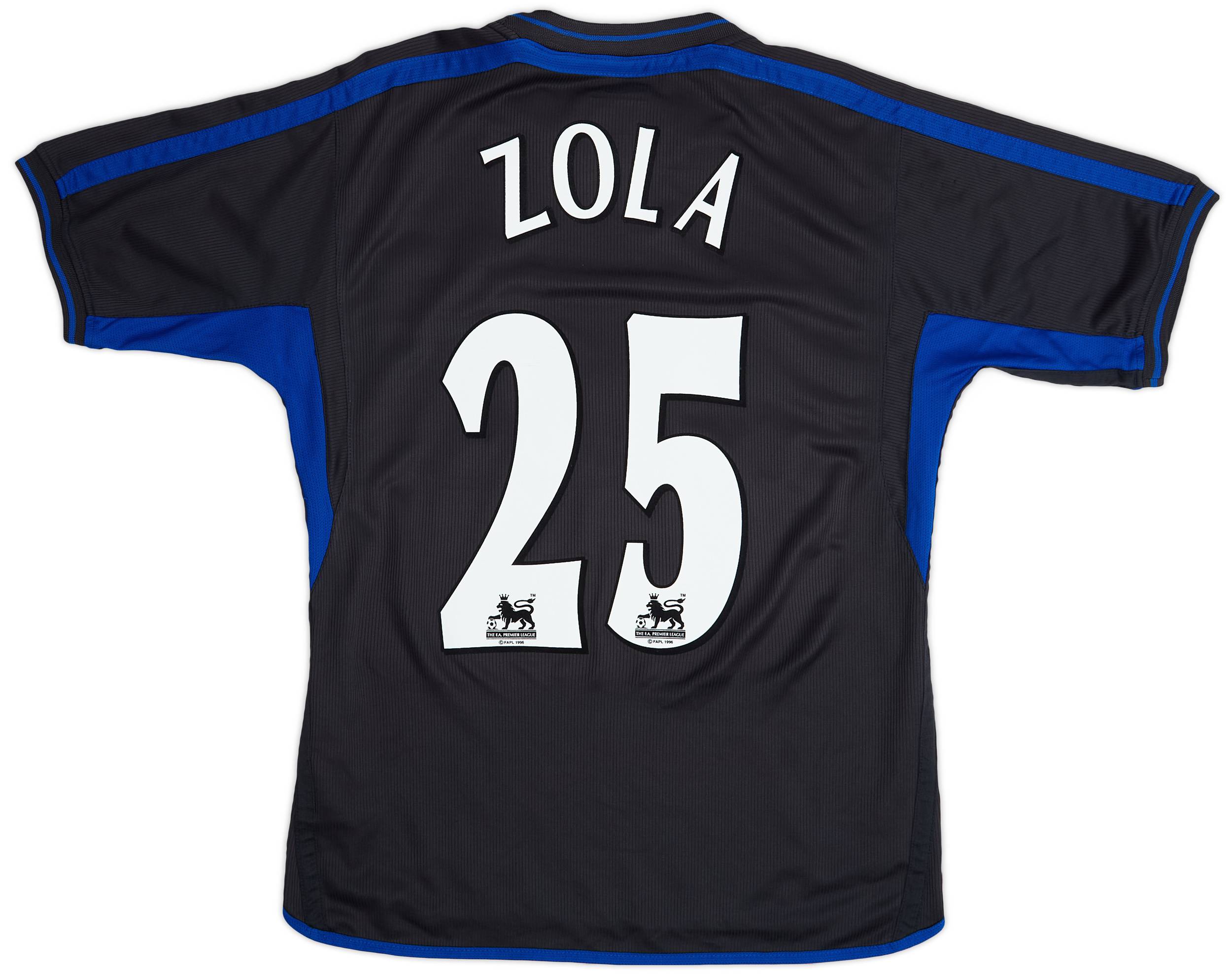 2002-04 Chelsea Away Shirt Zola #25 - 9/10 - (S)