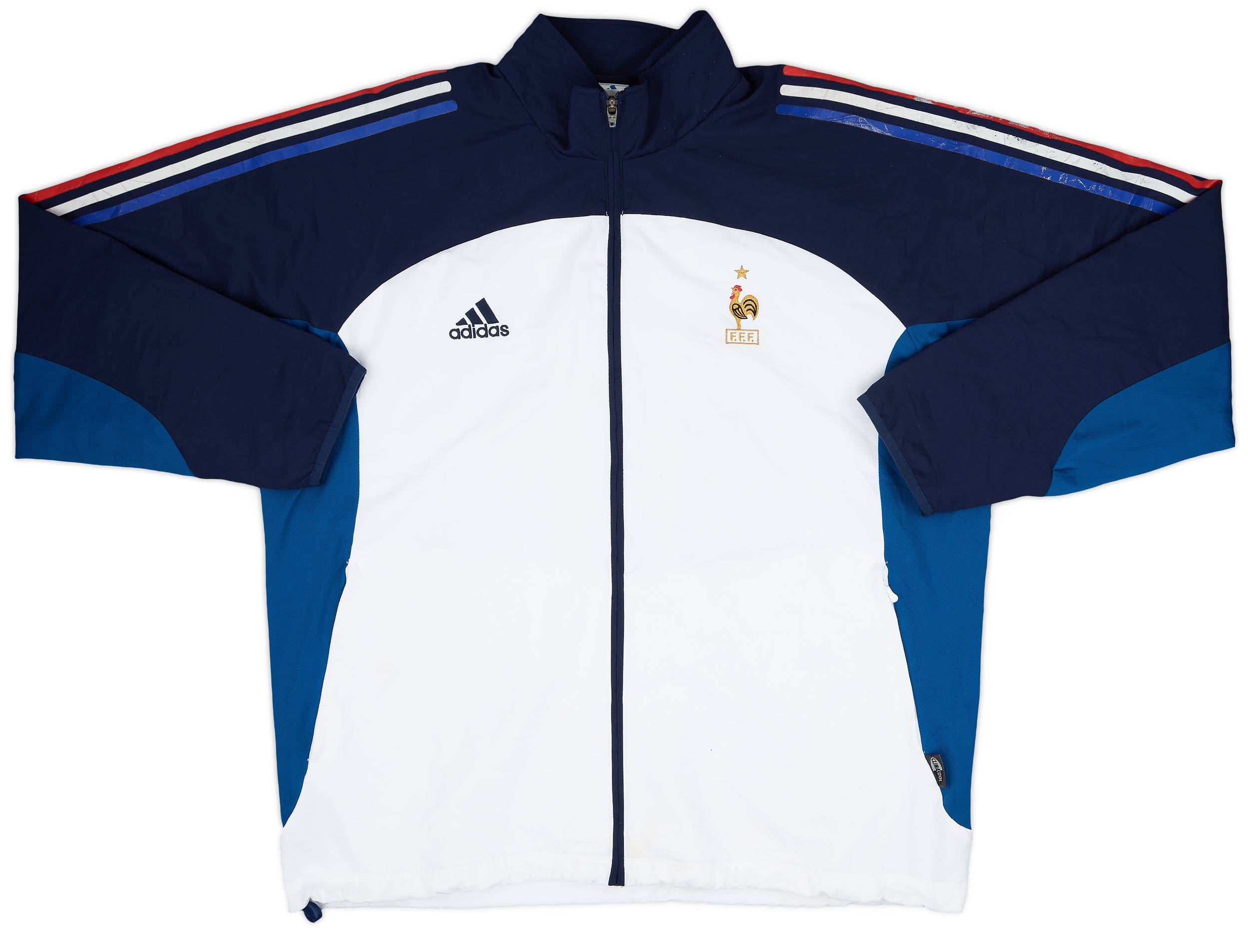 2002-04 France adidas Track Jacket - 6/10 - (XL/XXL)