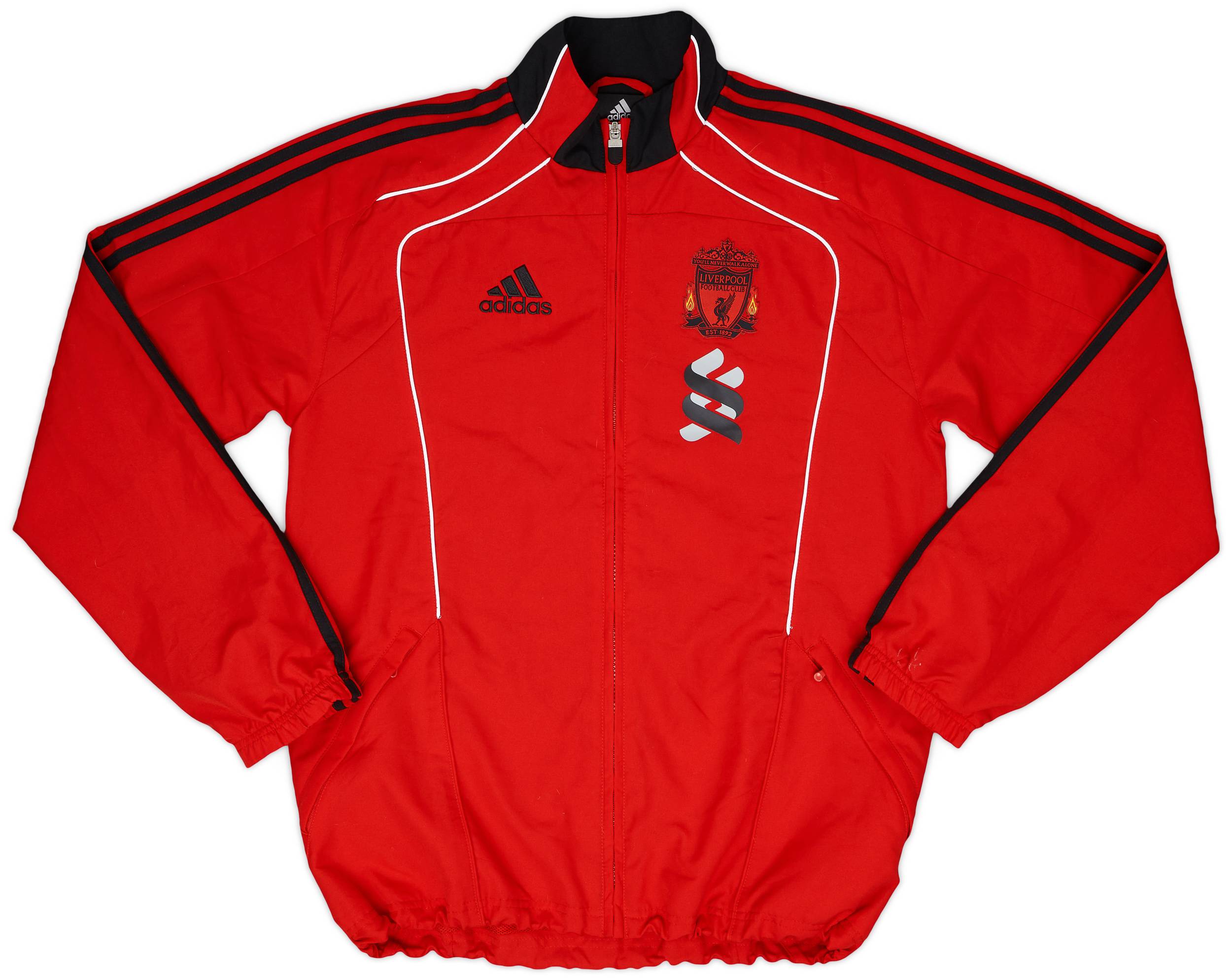 2010-11 Liverpool adidas Track Jacket - 9/10 - (S)