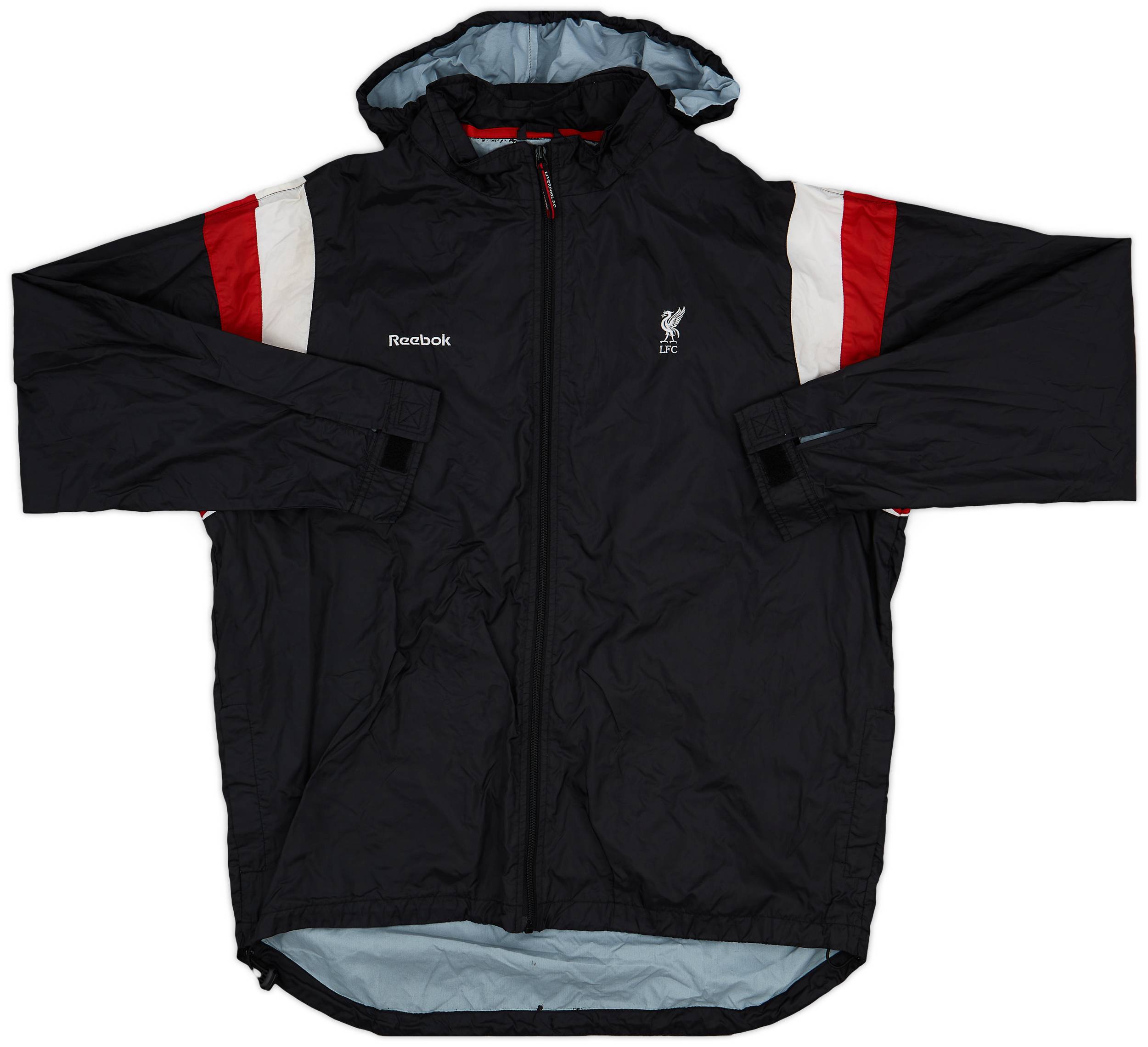 2000-01 Liverpool Reebok Hooded Rain Jacket - 9/10 - (XL)