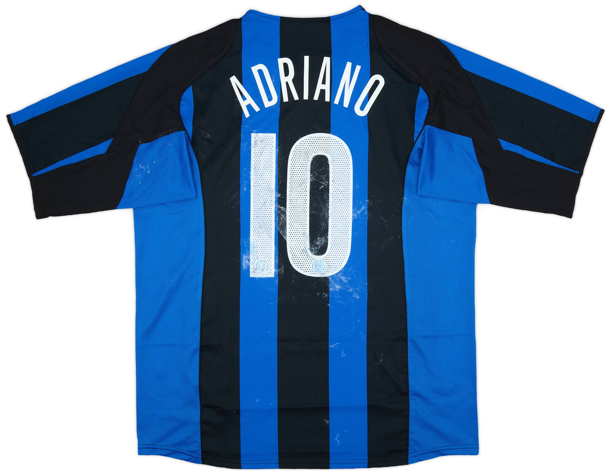 2004-05 Inter Milan Home Shirt Adriano #10 - 3/10 - (XL)