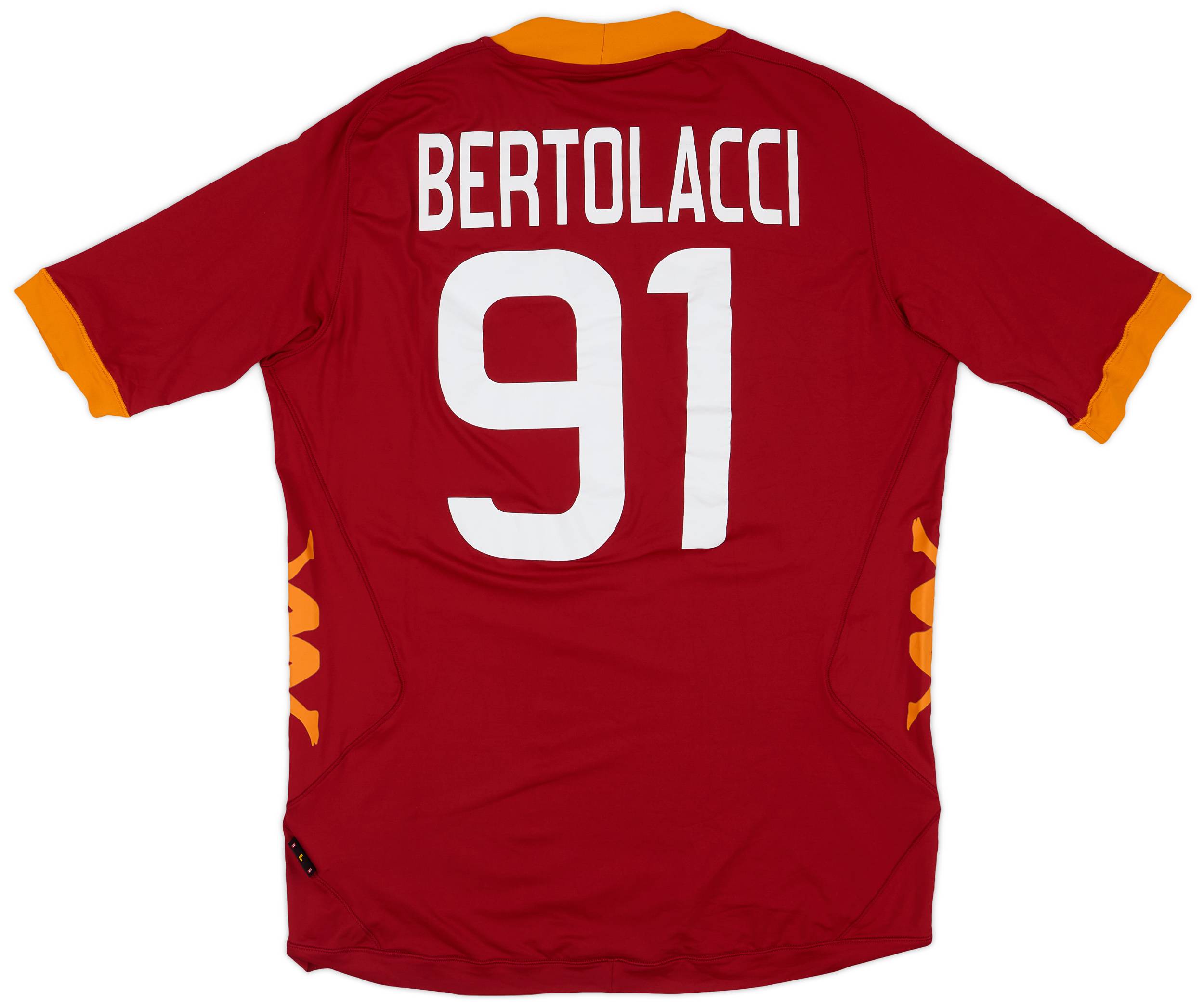 2011-12 Roma Home Shirt Bertolacci #91 - 9/10 - (L)