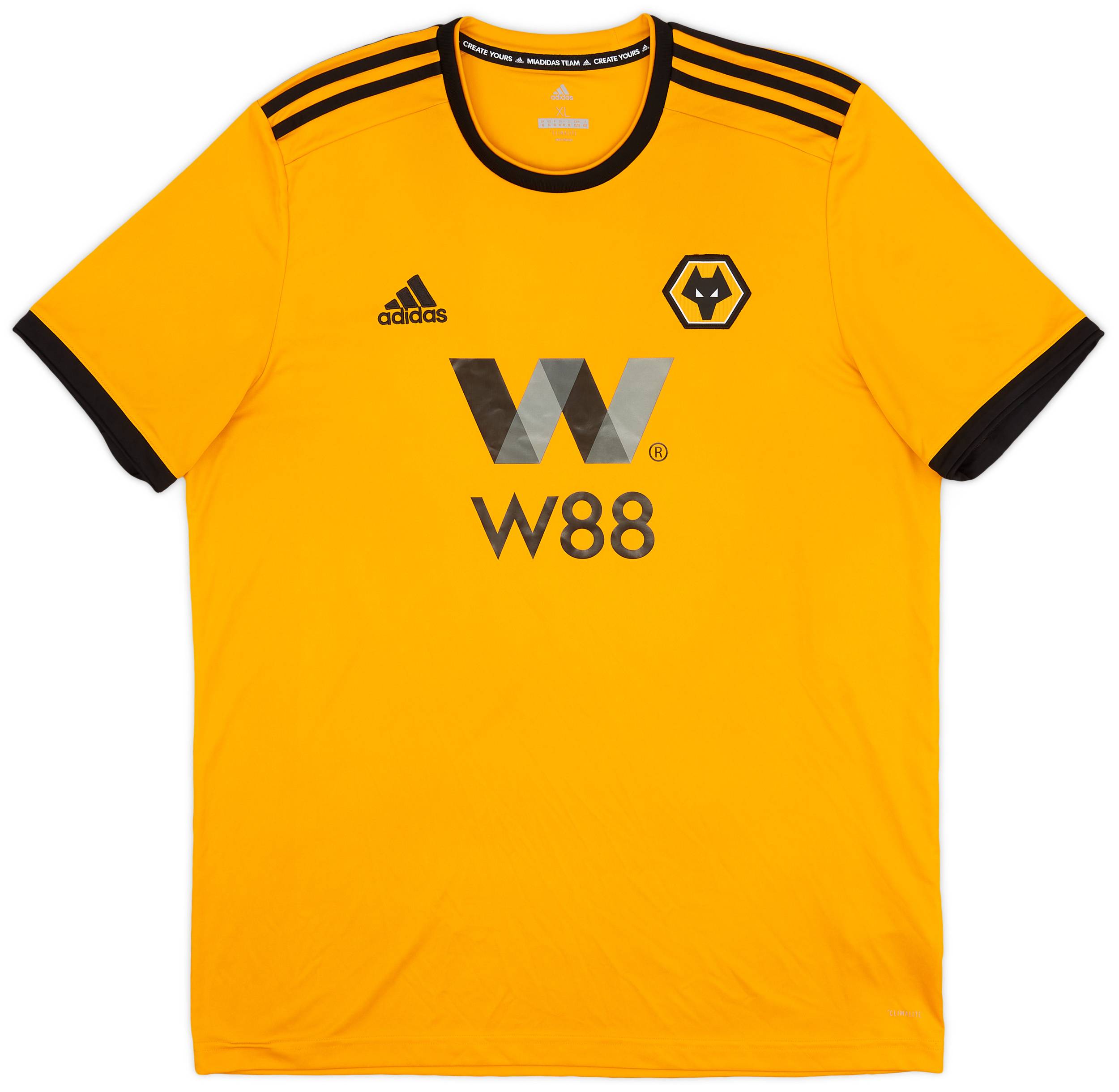 2018-19 Wolves Home Shirt Neves #8 - 9/10 - (XL)