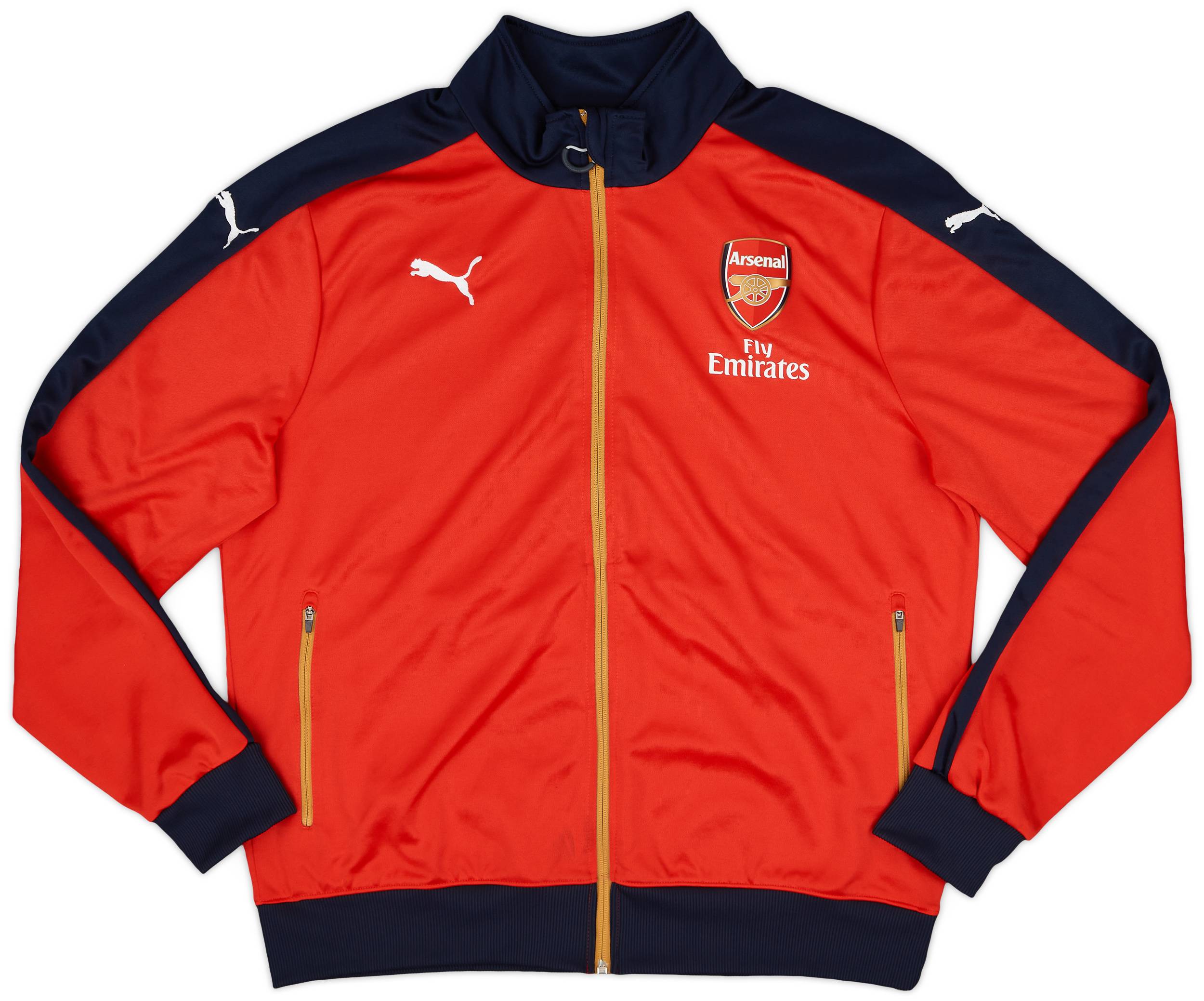 2015-16 Arsenal Puma Track Jacket - 8/10 - (XL)