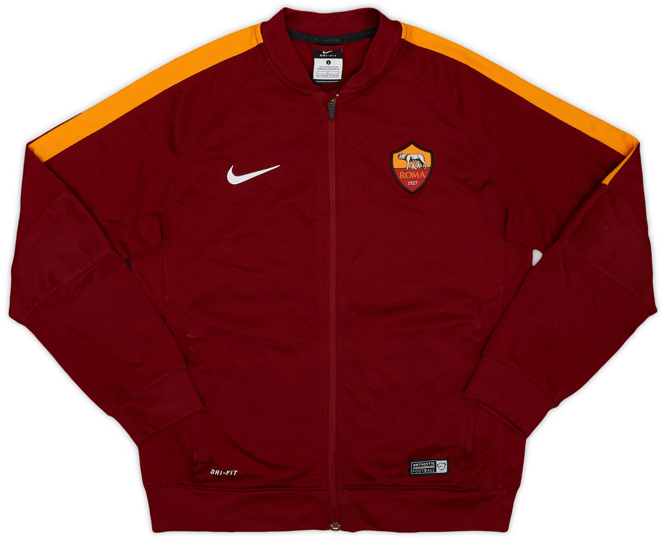 2014-15 Roma Nike Track Jacket - 9/10 - (L.Boys)