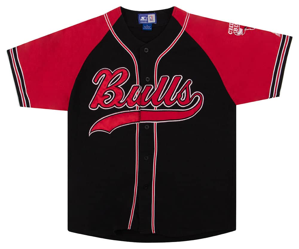1990’S Chicago Bulls Starter Baseball Jersey L
