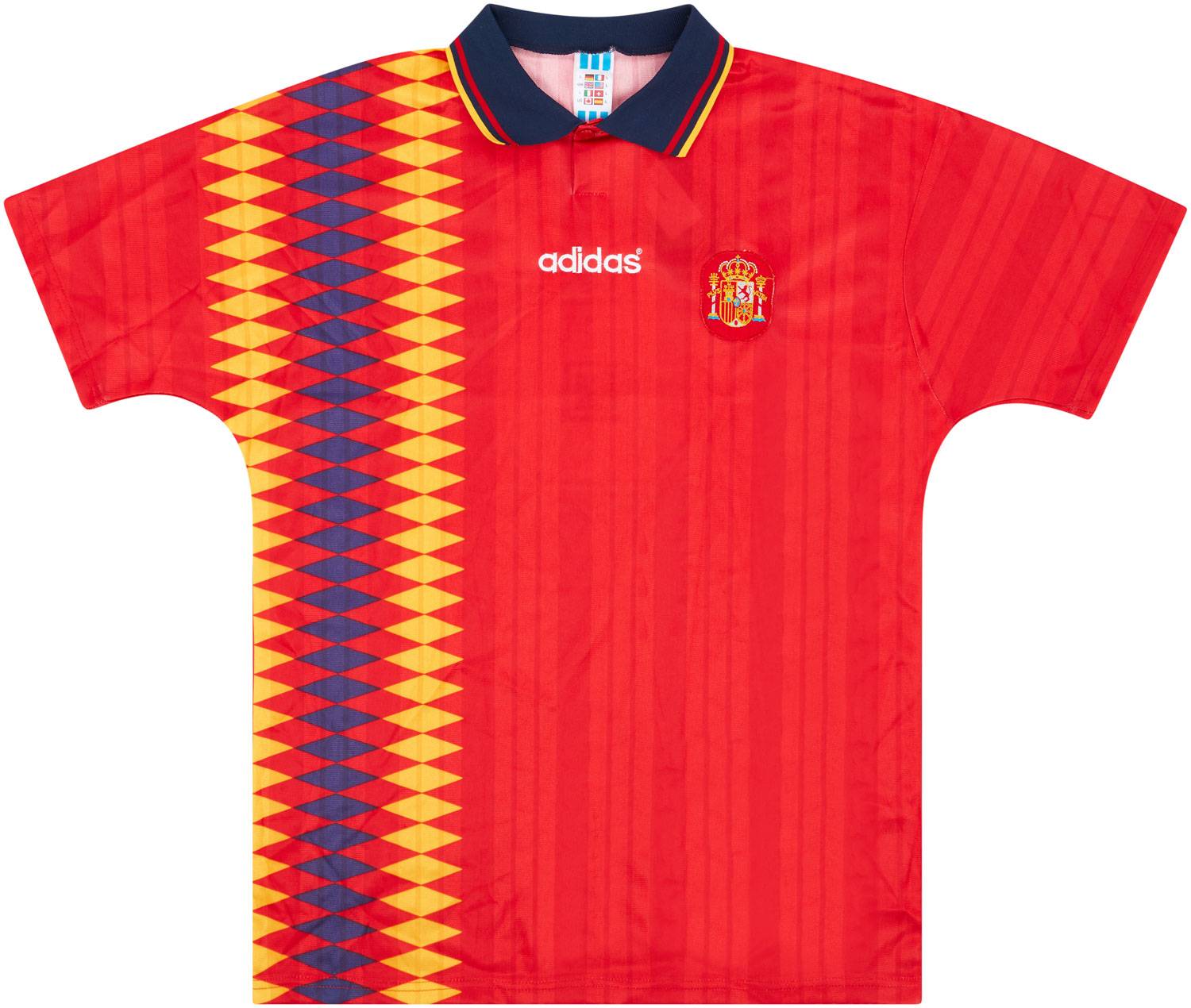 1994-96 Spain Match Issue Home Shirt #6