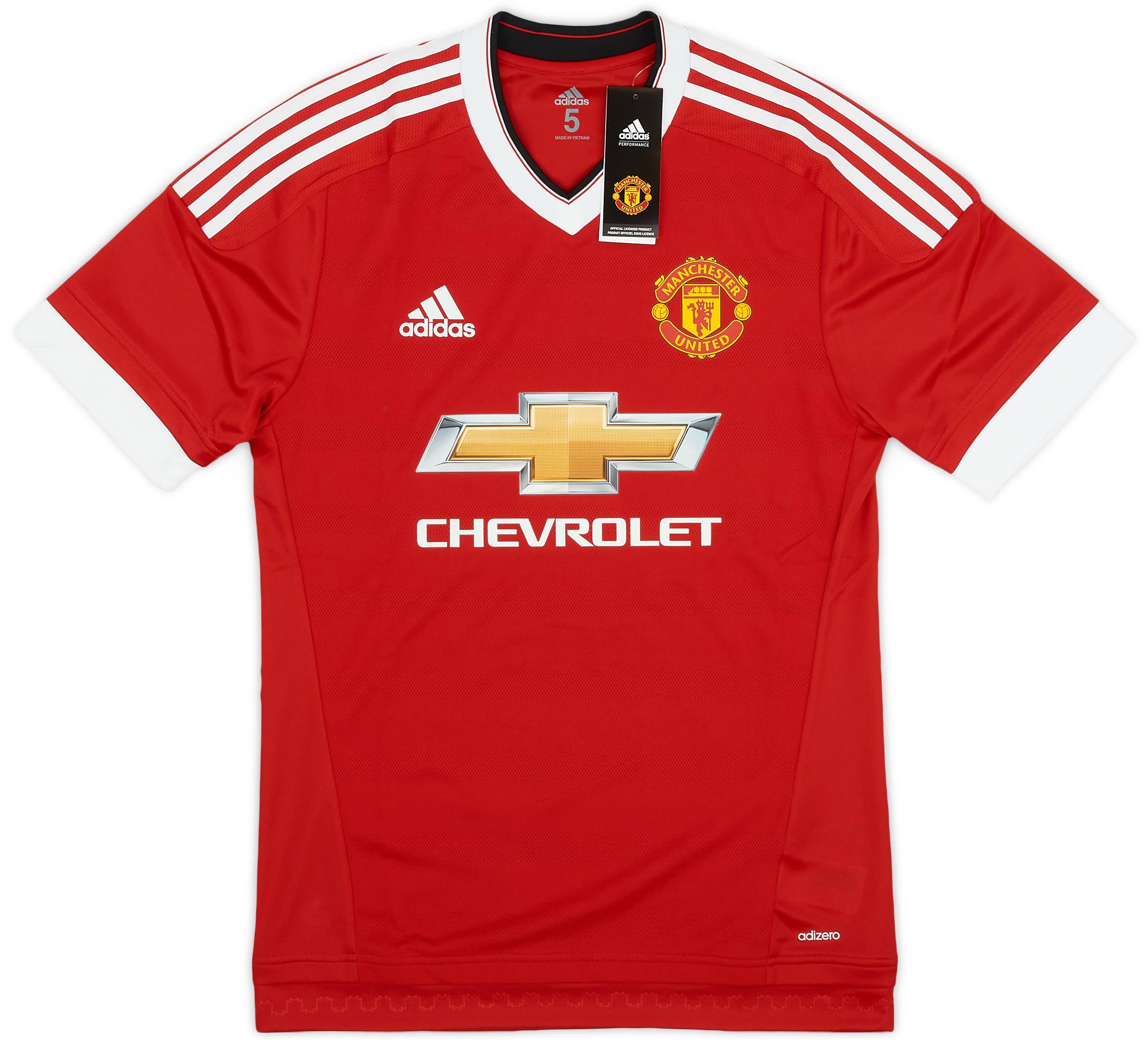 2015-16 Manchester United Player Issue Home Shirt (S/M)