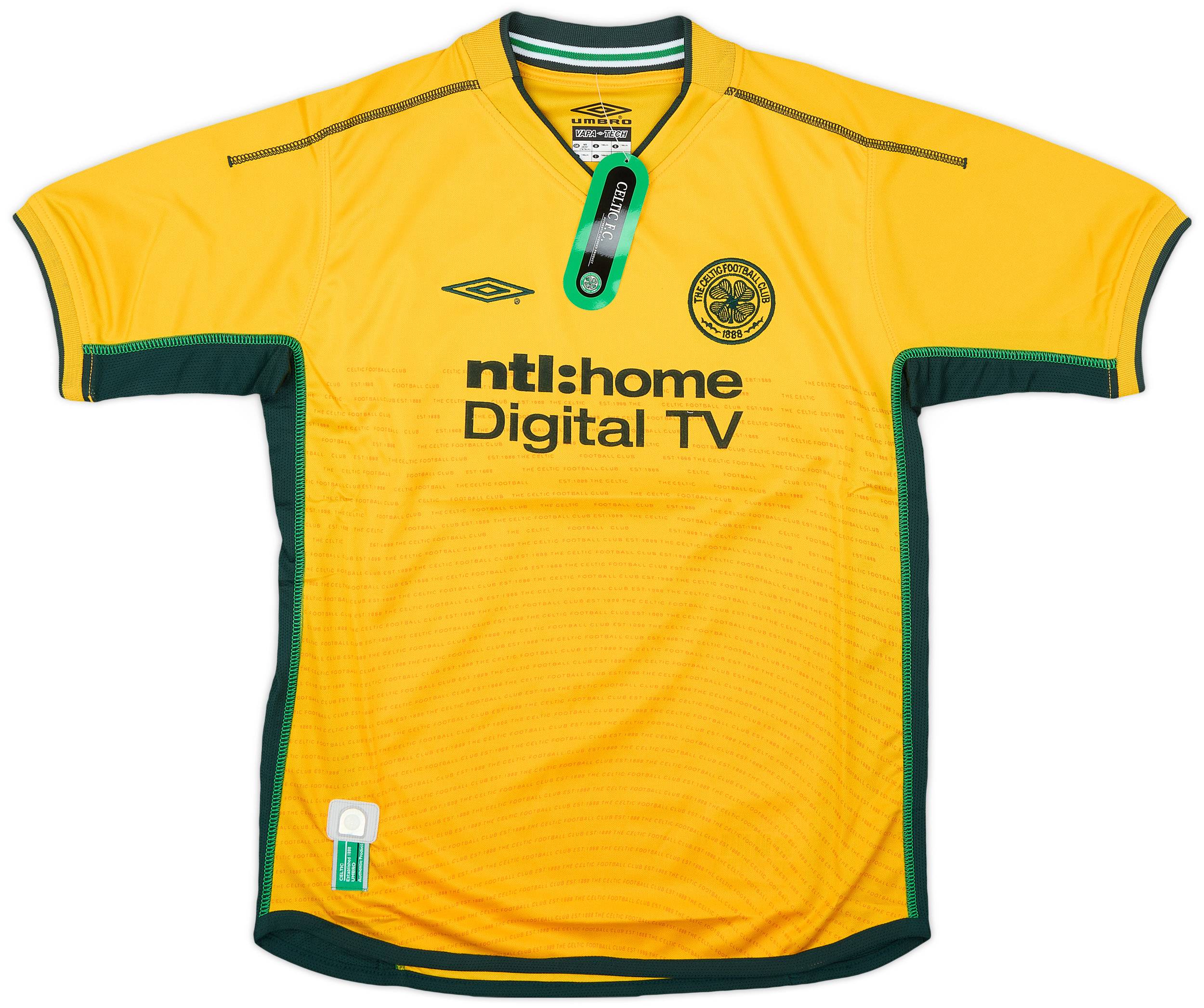 2002-03 Celtic Away Shirt (M.Boys)