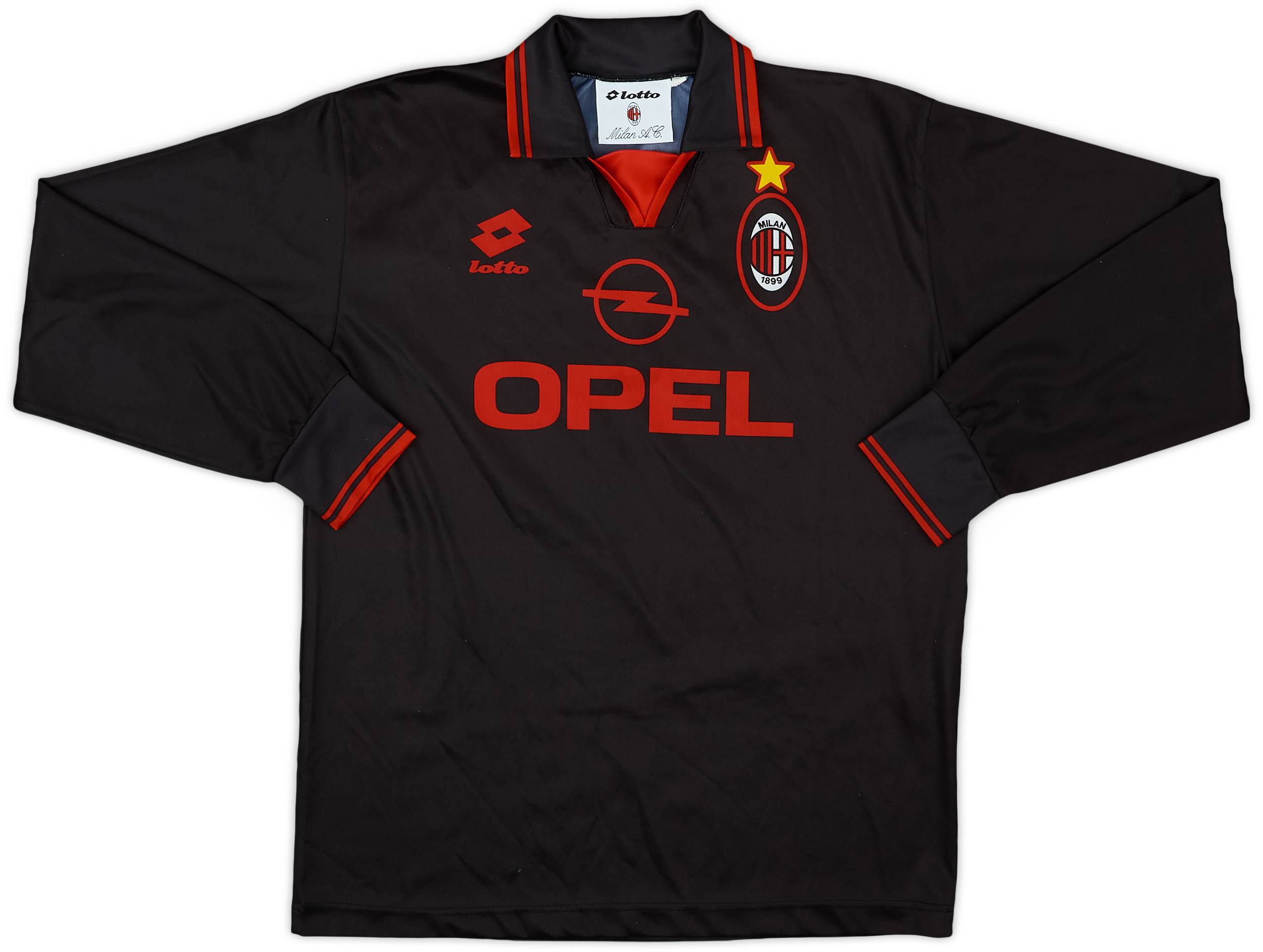 1996-97 AC Milan Basic Third L/S Shirt - 9/10 - (XL.Boys)