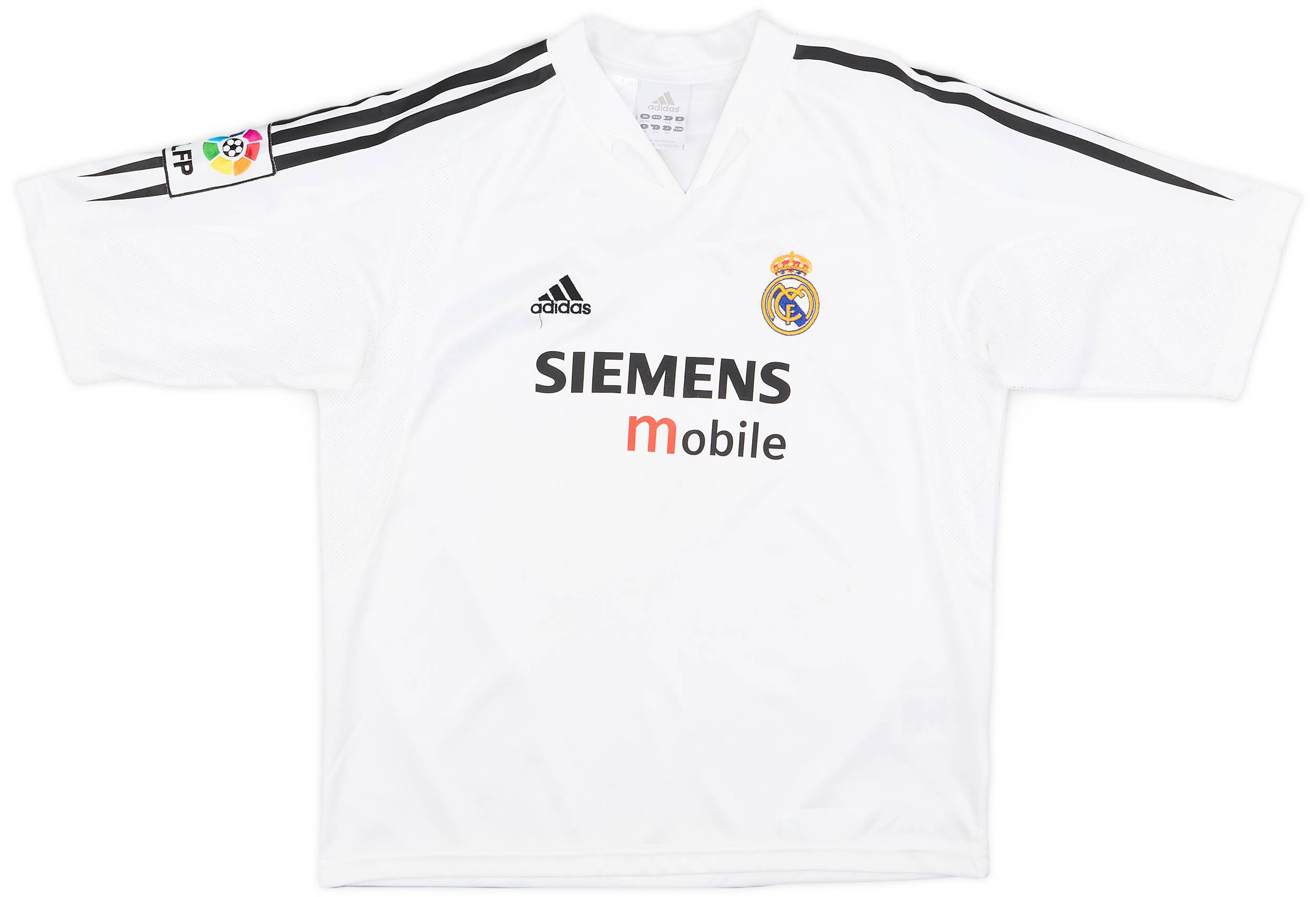 2004-05 Real Madrid Home Shirt - 7/10 - (M.Boys)